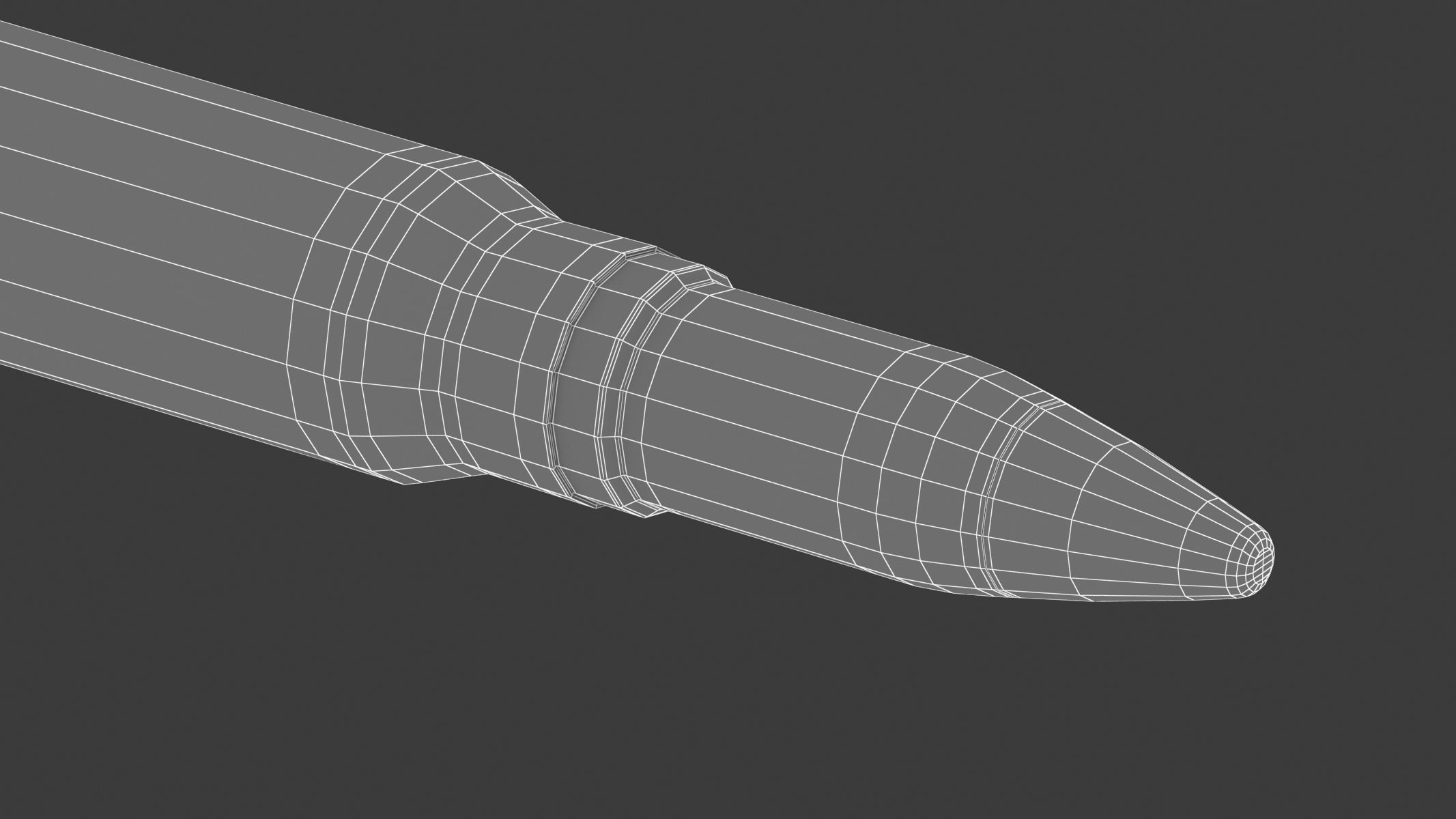 Bullet 30mm Caliber 3D model | CGTrader