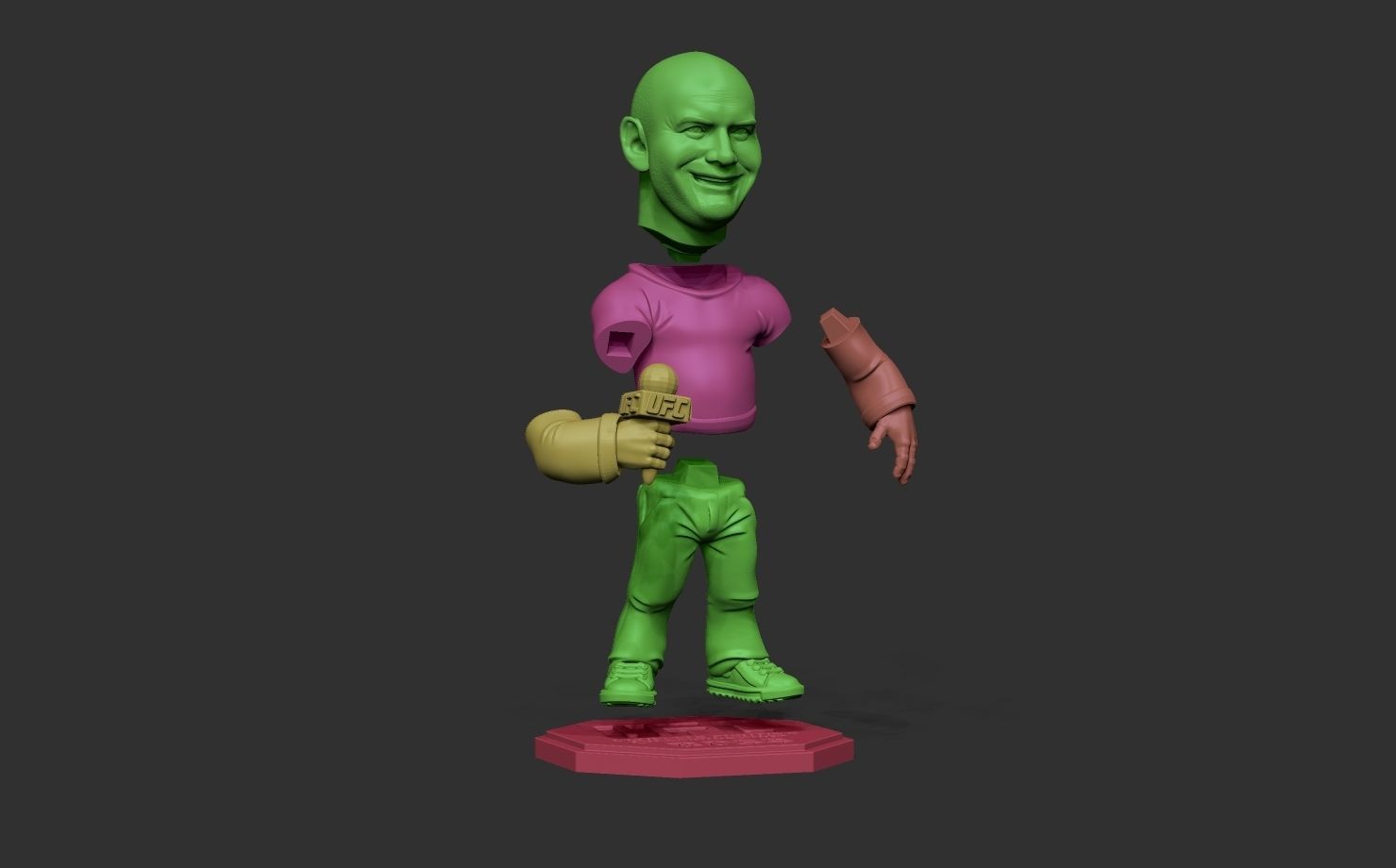 ufc boss 3D model 3D printable | CGTrader