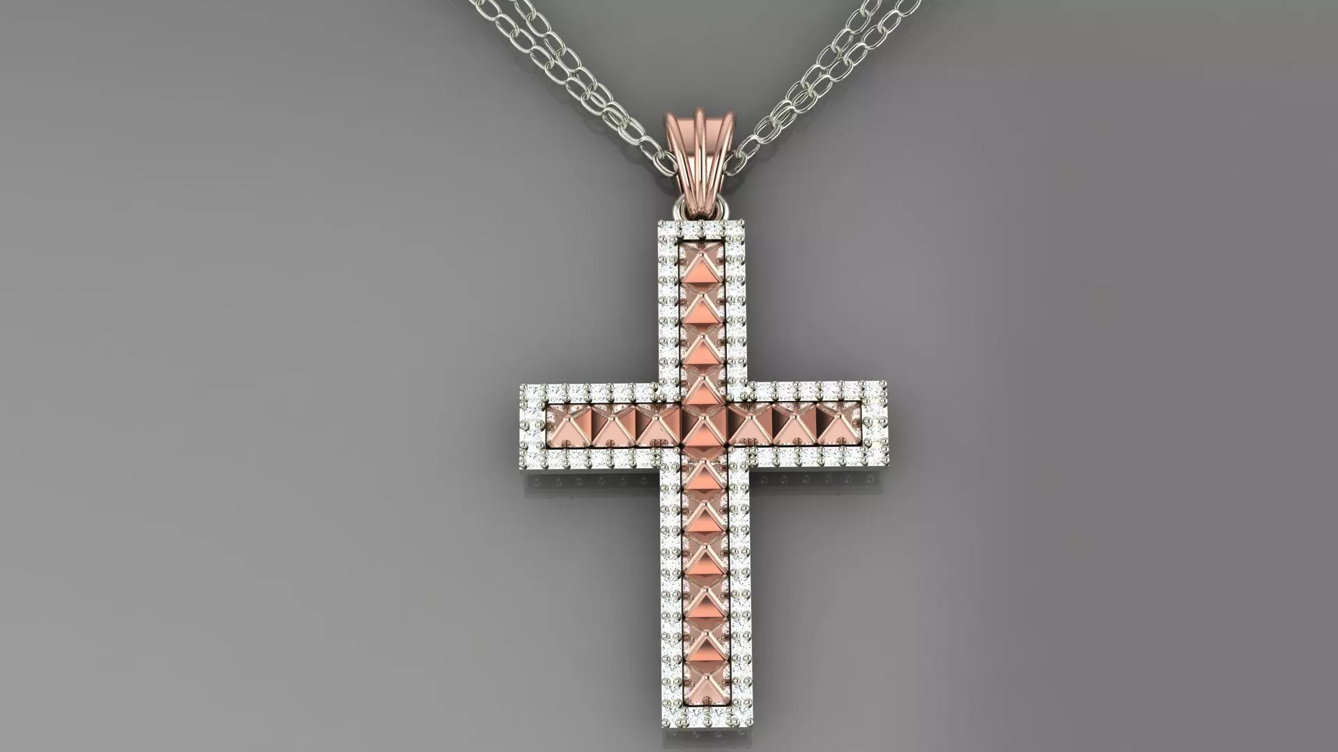 pendant cross 3D model | CGTrader
