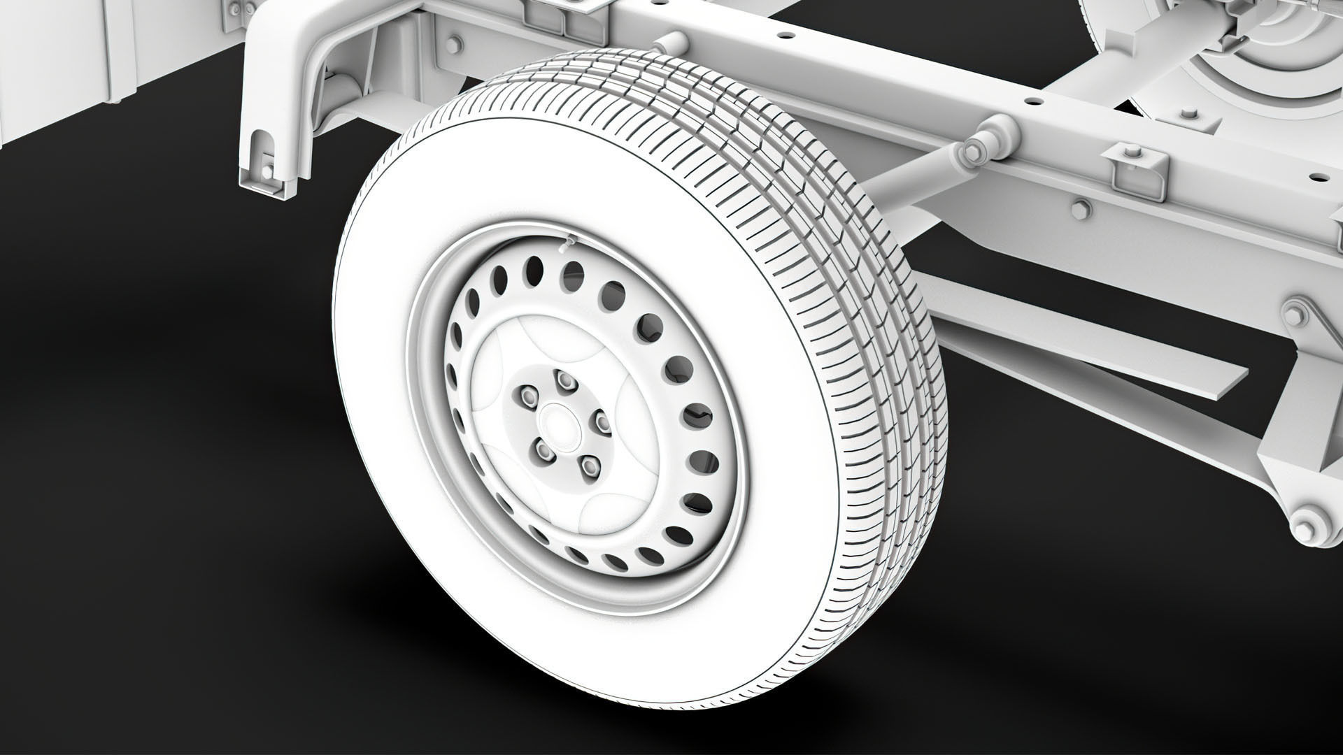 Freightliner Sprinter 2019 wheel 3D model | CGTrader