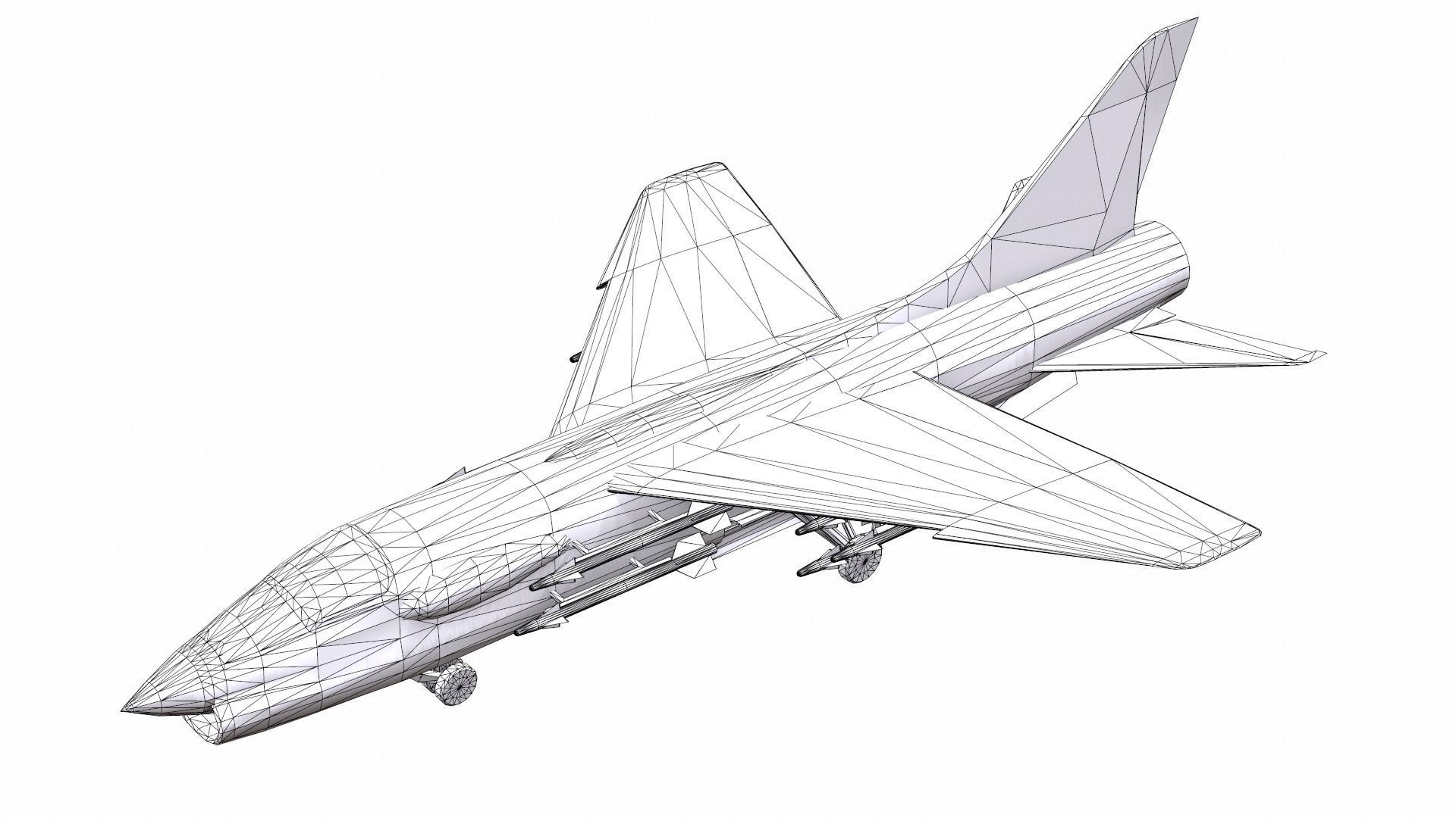 AirCraft 03 - fighter 3D model | CGTrader