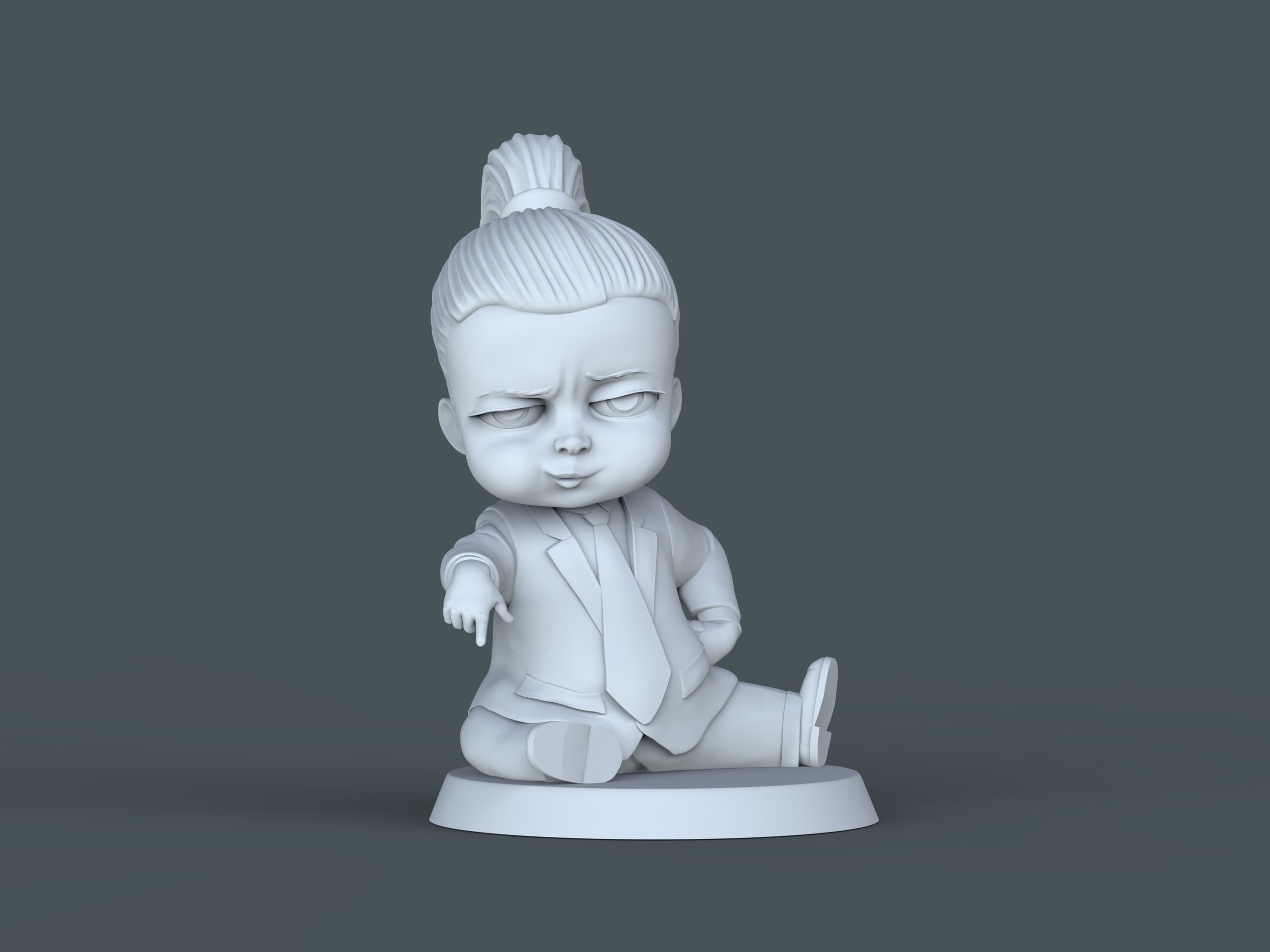 Boss Baby-girl 02 3D model 3D printable | CGTrader