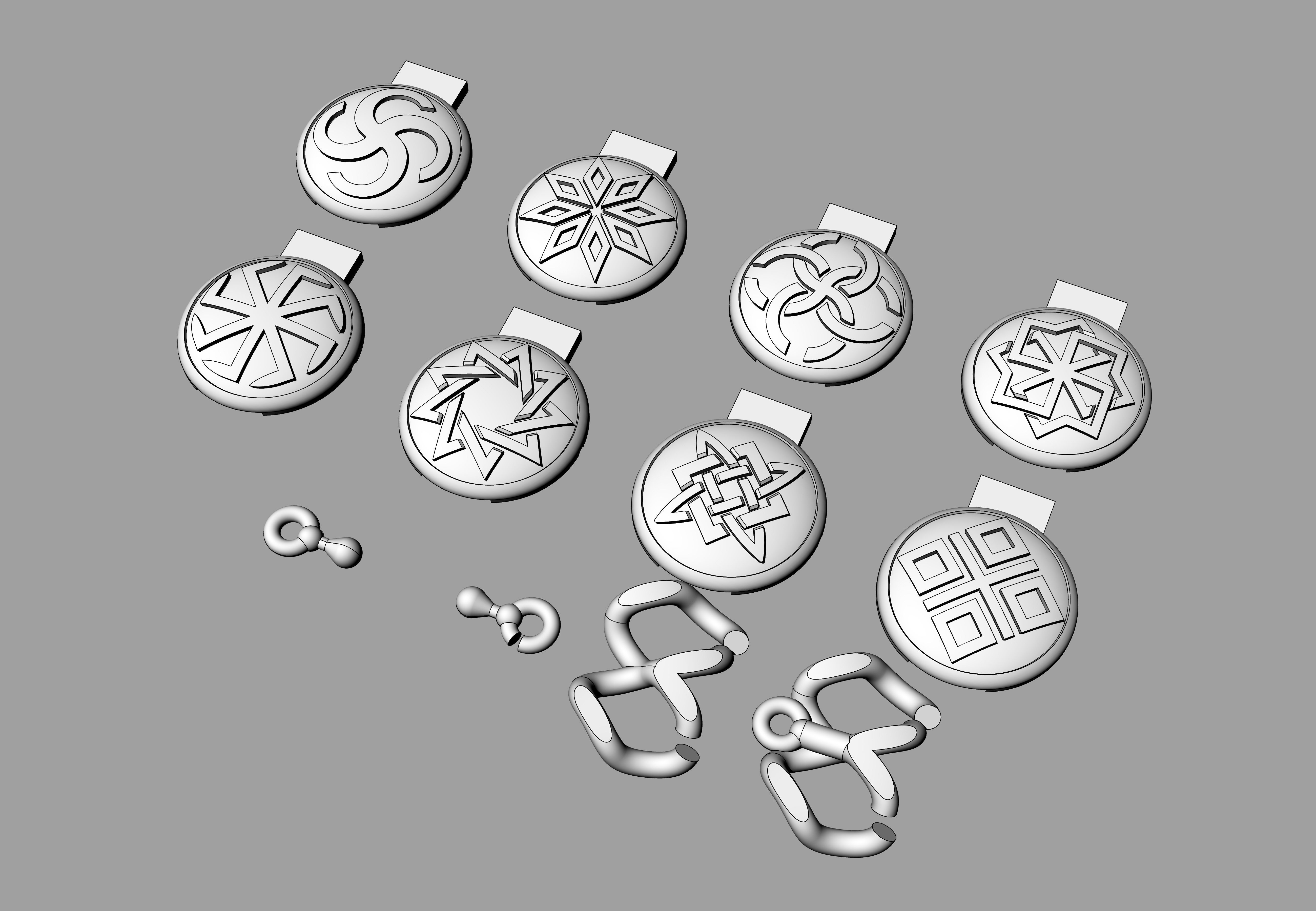 Chain Link 199 3D model 3D printable | CGTrader