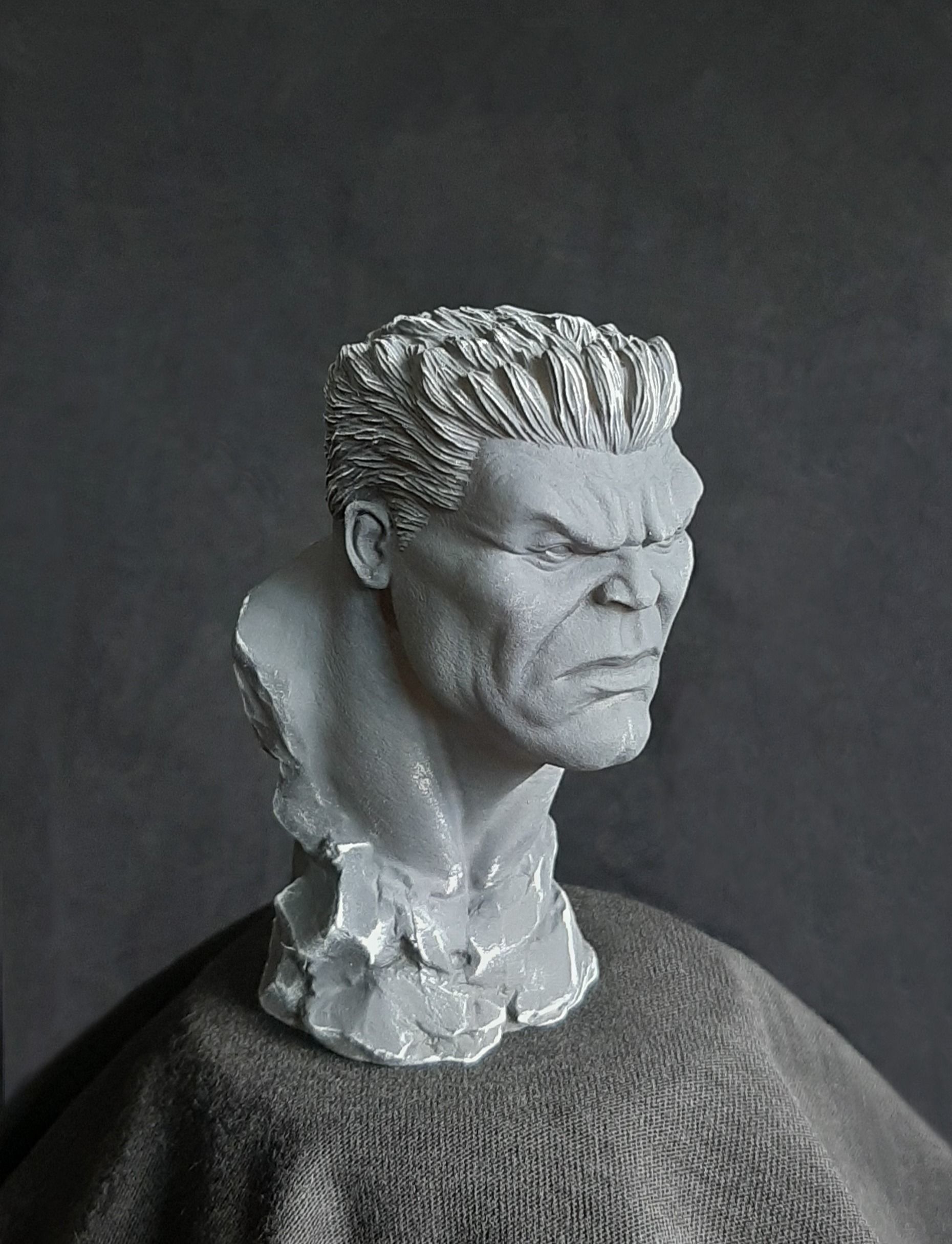 Stl Red Hulk Bust 3D model 3D printable | CGTrader