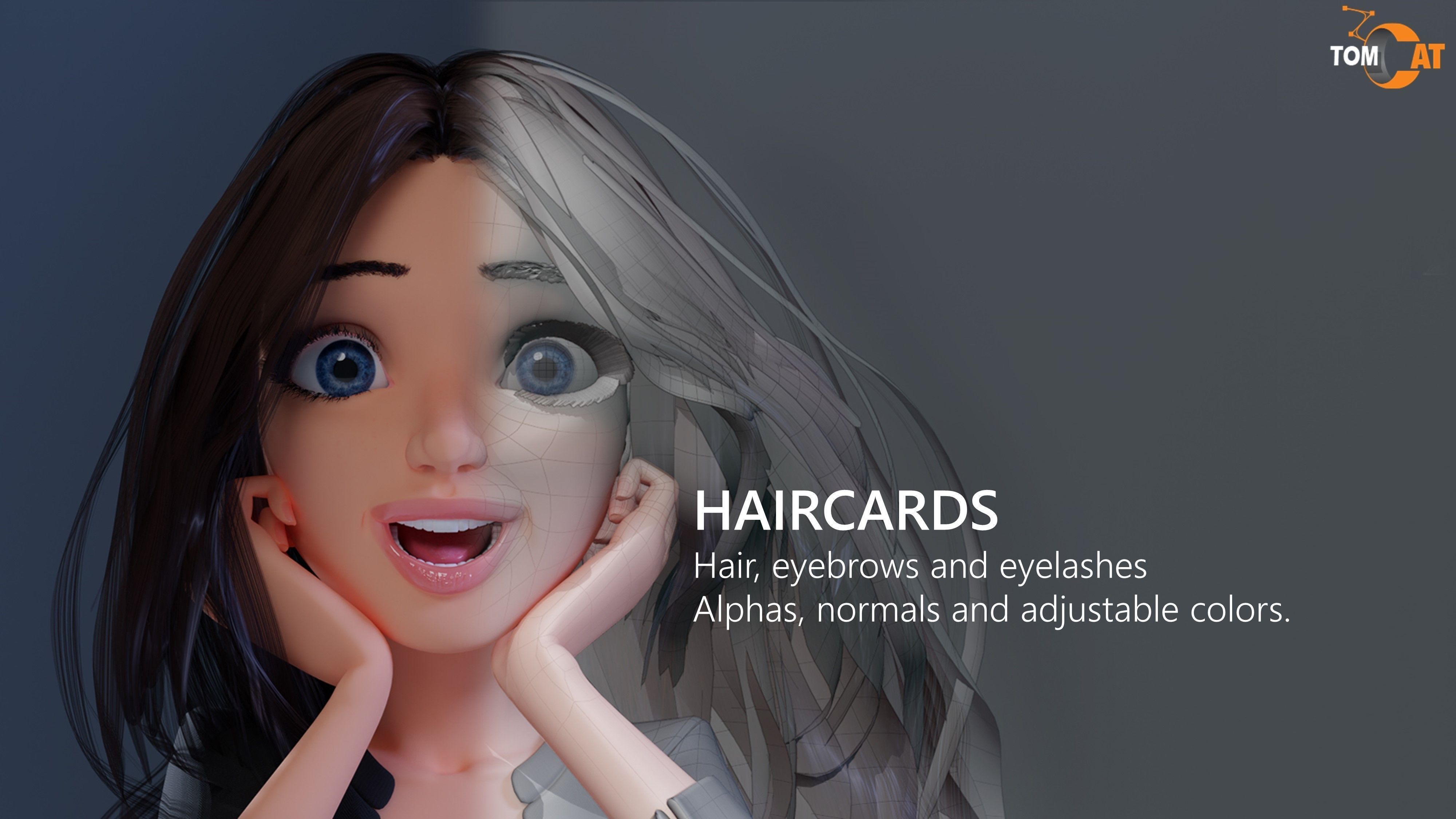 Tory Rigged Woman Character 3D model rigged | CGTrader