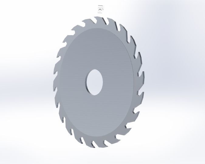 Sawblade circular saw blade icon 3D model | CGTrader