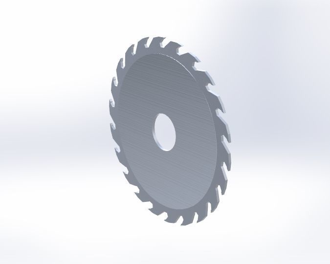 Sawblade circular saw blade icon 3D model | CGTrader