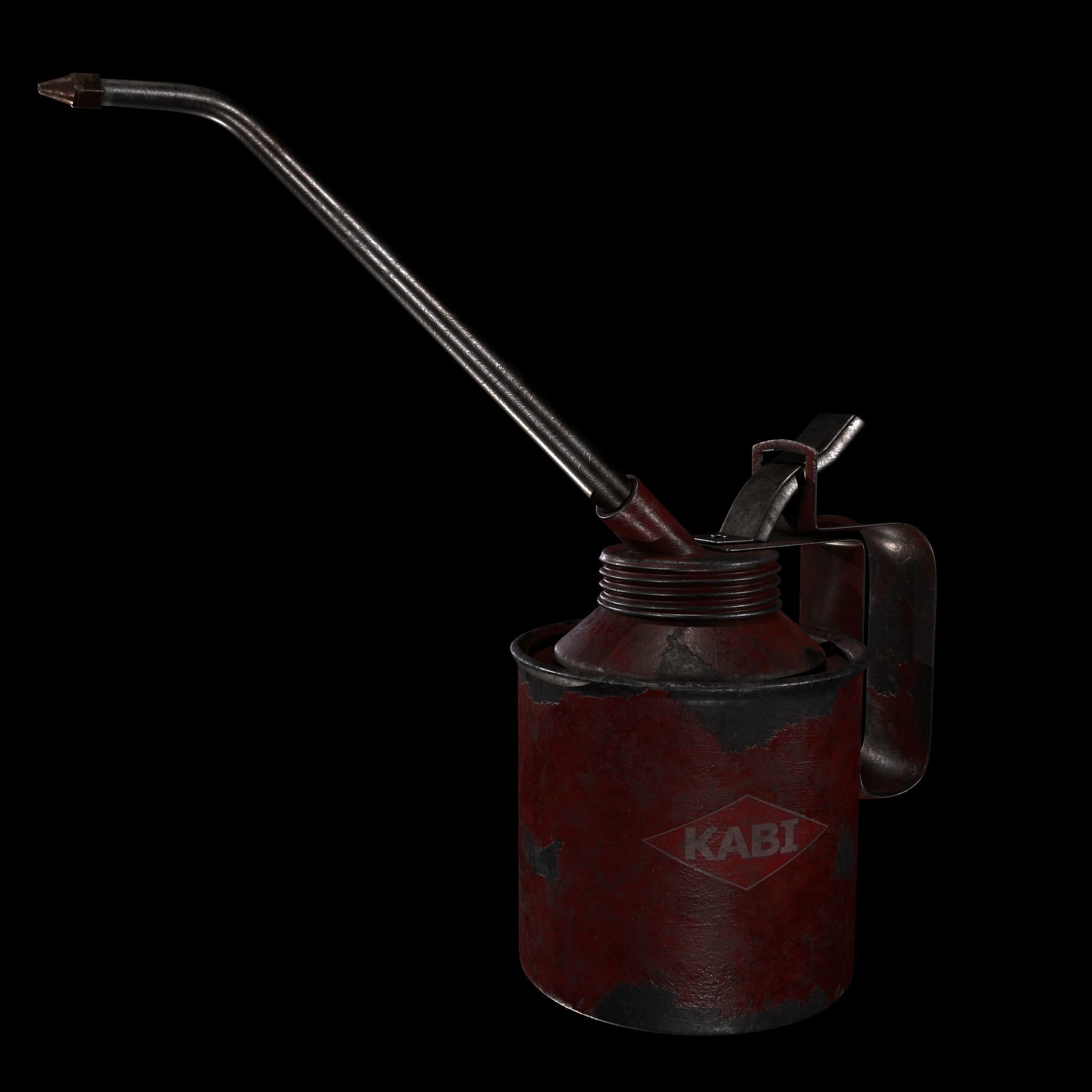 Oilcan oil can free 3D model | CGTrader