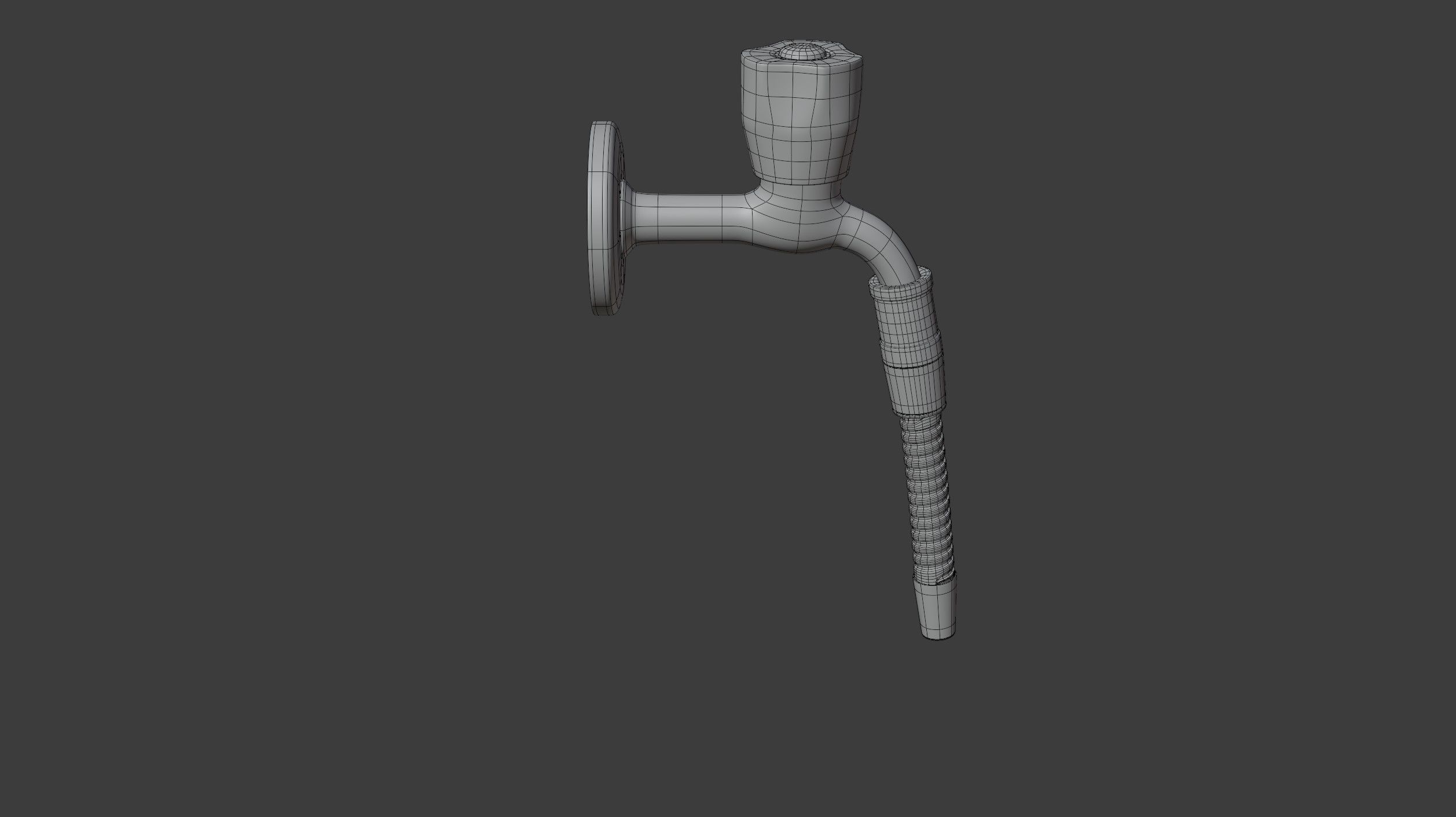 Water Tap with Hose 3D model | CGTrader