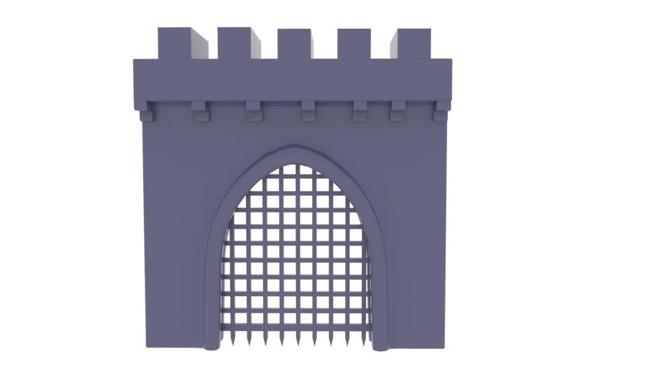 portcullises castle gate free VR / AR / low-poly 3D model | CGTrader