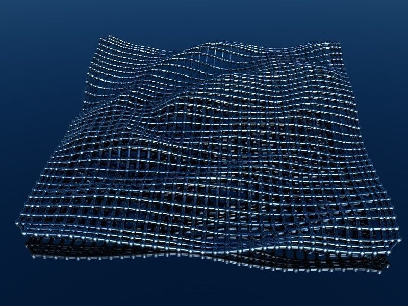 Grid Metal free 3D model | CGTrader