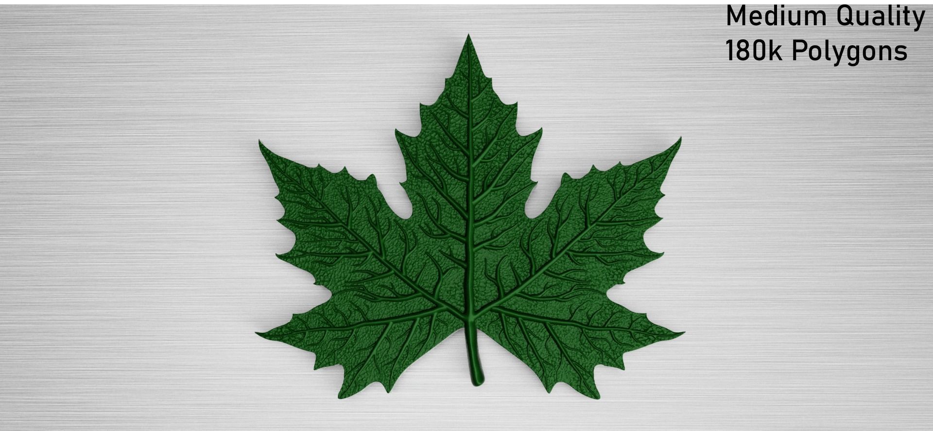 Maple Leaf 3D model 3D printable | CGTrader