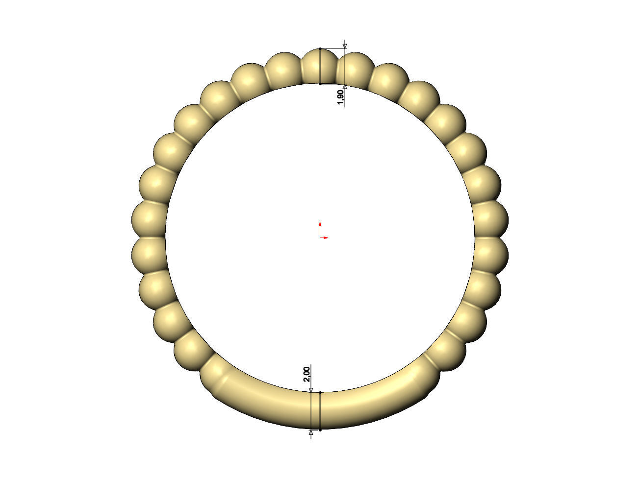 Bubble adjustable ring 3D model 3D printable | CGTrader