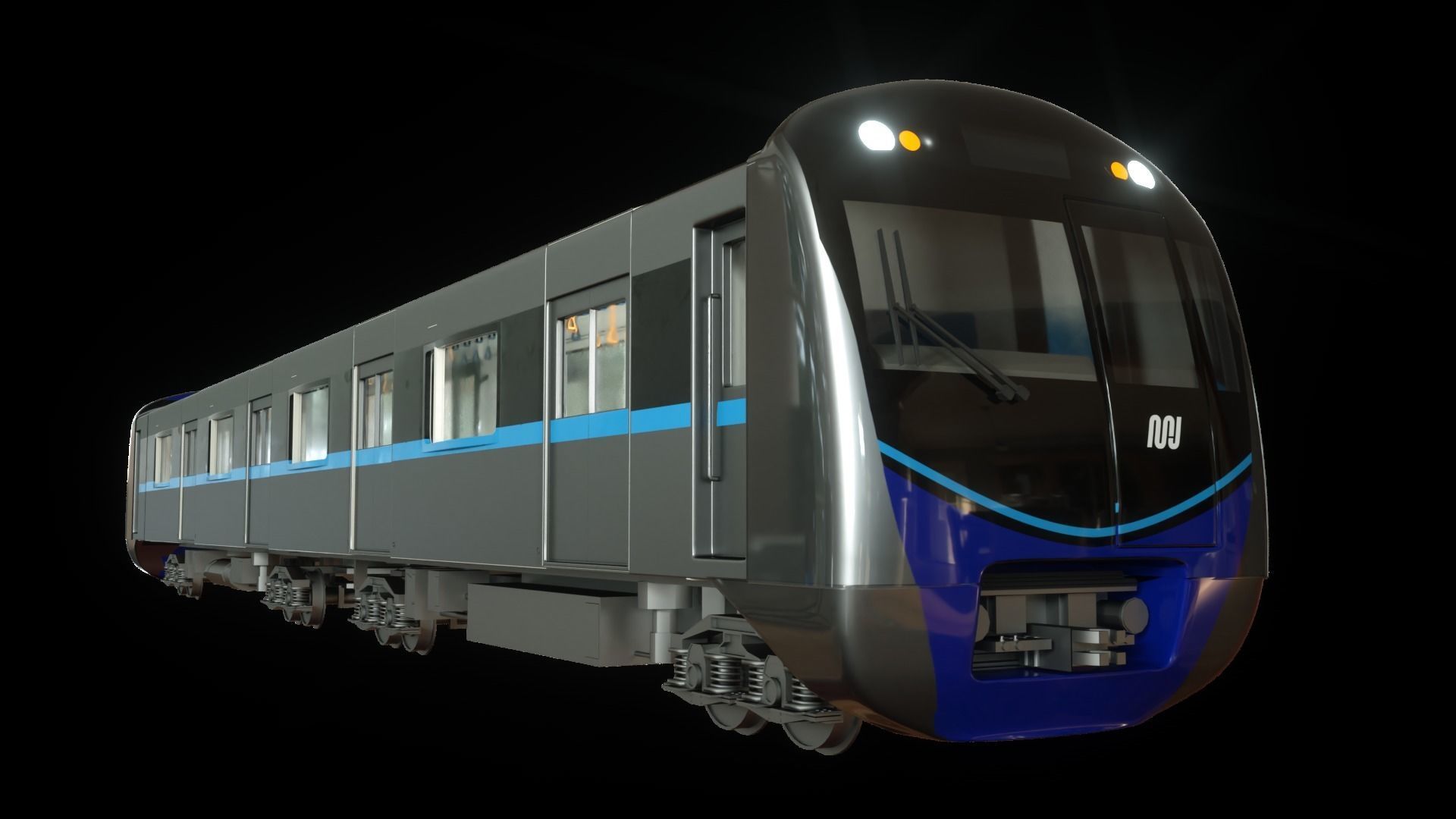 MRT train 3D model | CGTrader