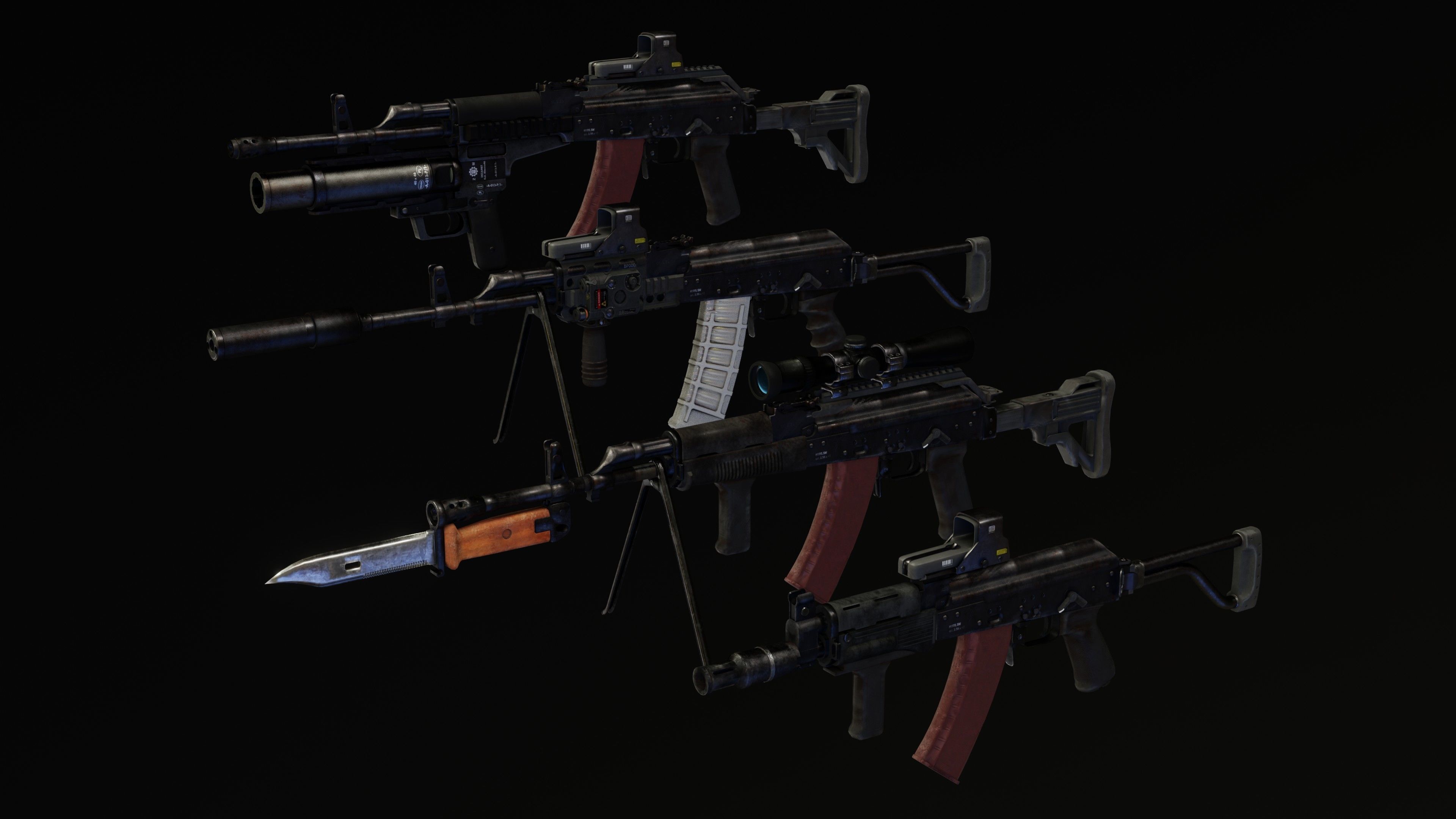 3D model Polish FB Beryl pack VR / AR / low-poly | CGTrader