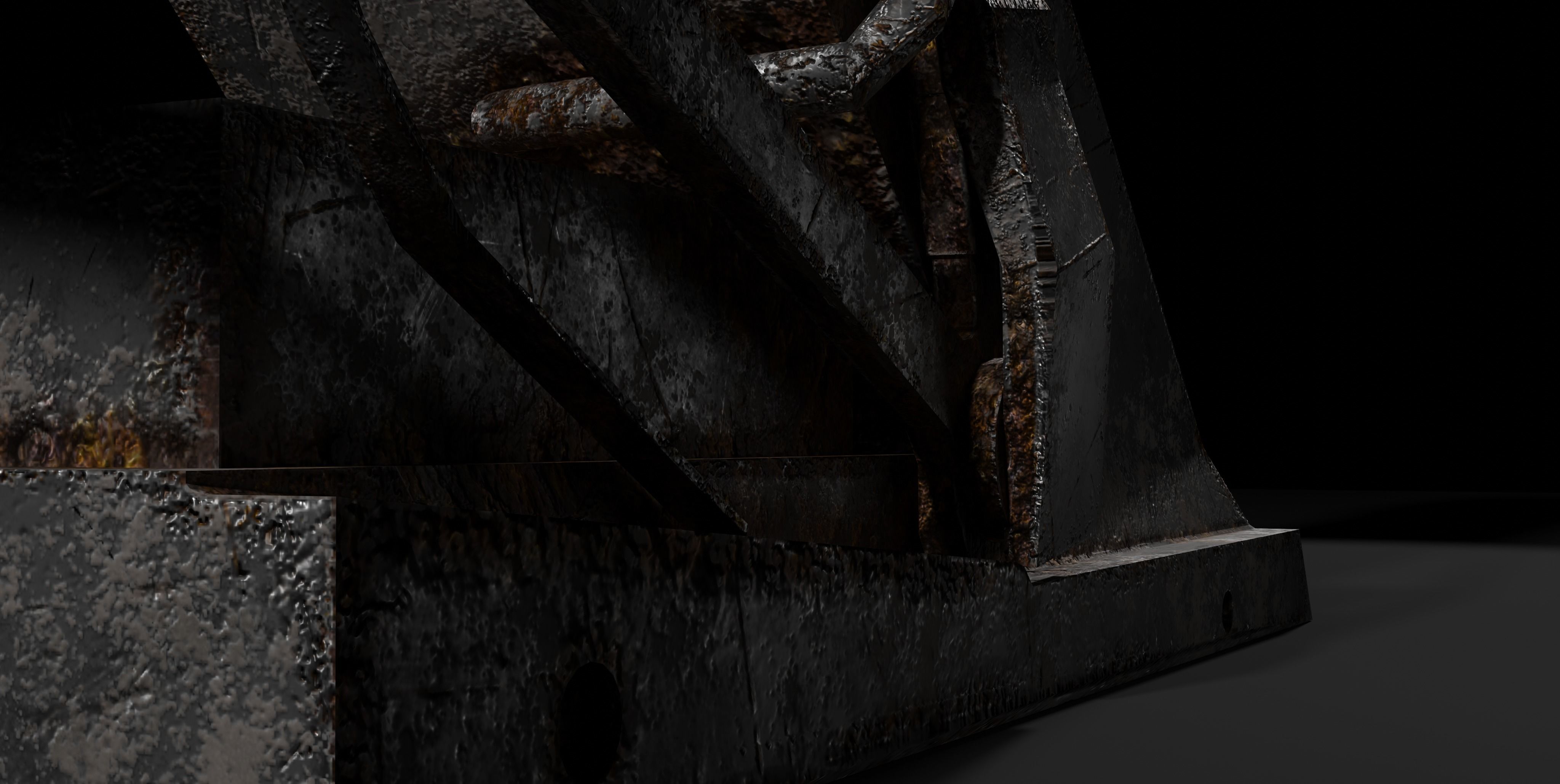 3D model Garland trench mortar VR / AR / low-poly | CGTrader