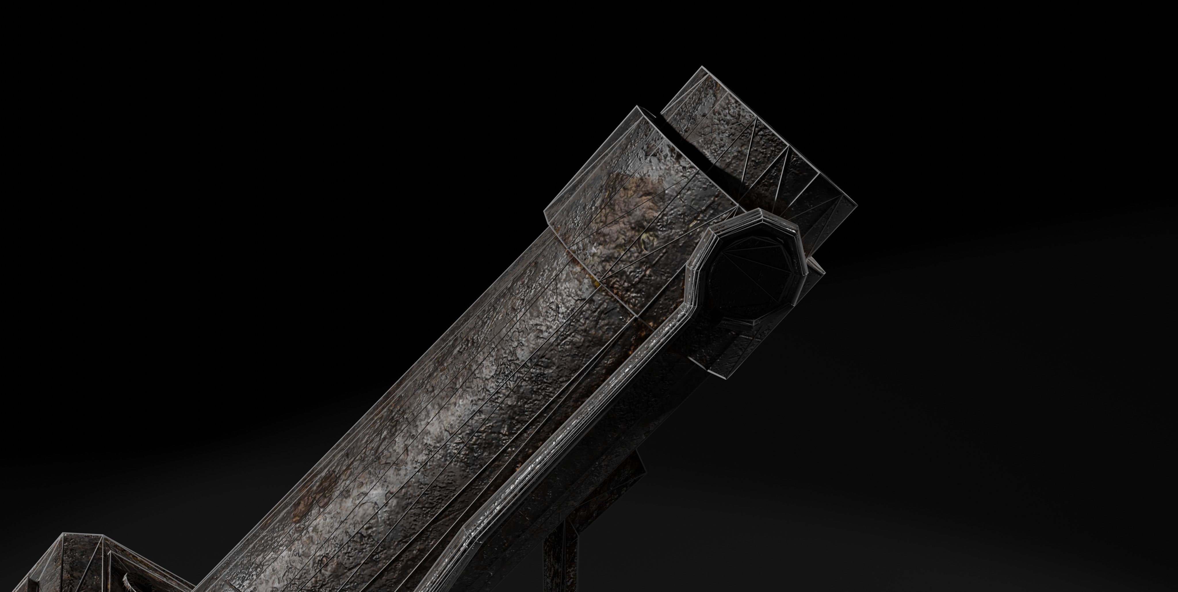 3D model Garland trench mortar VR / AR / low-poly | CGTrader