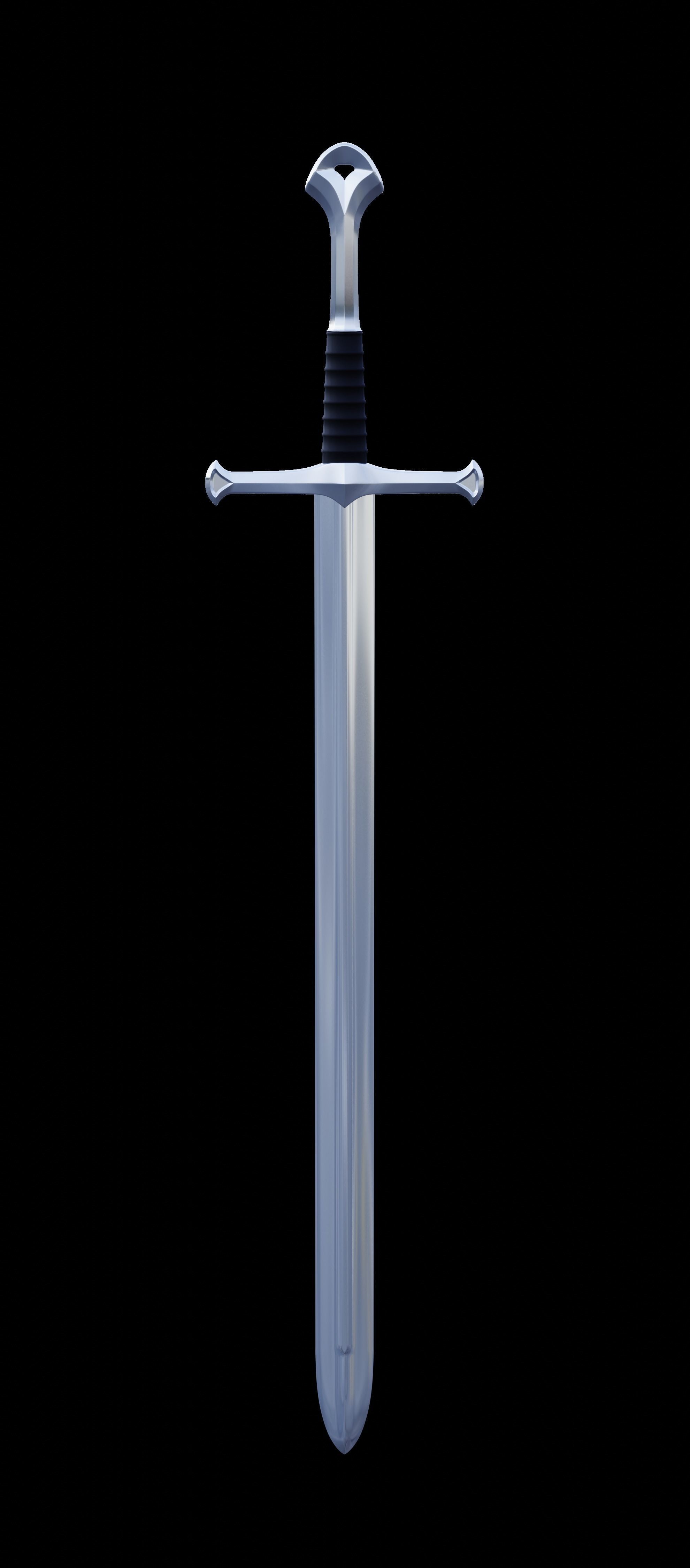 3D model Sword Base Mesh 03 VR / AR / low-poly | CGTrader