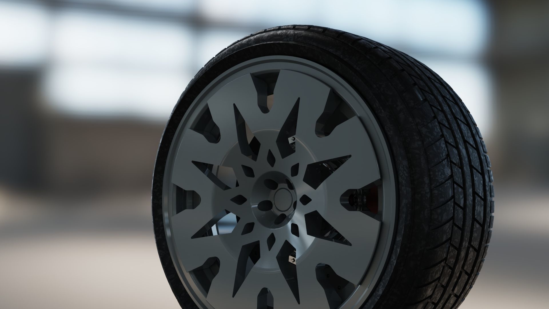 tire rims formation sport design 3D model | CGTrader