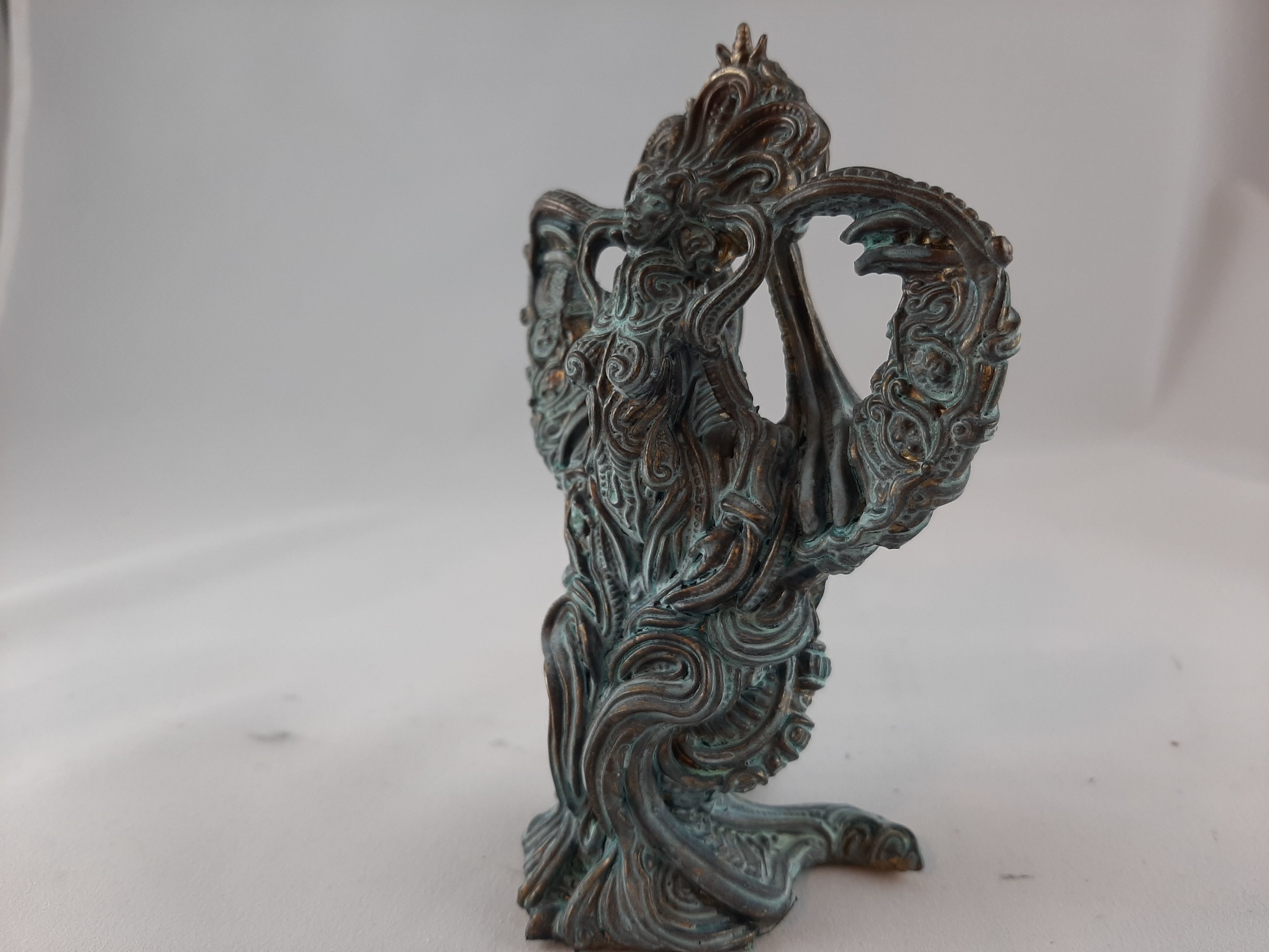 rise stl ornate bronze statue of dragon 3D model 3D printable | CGTrader