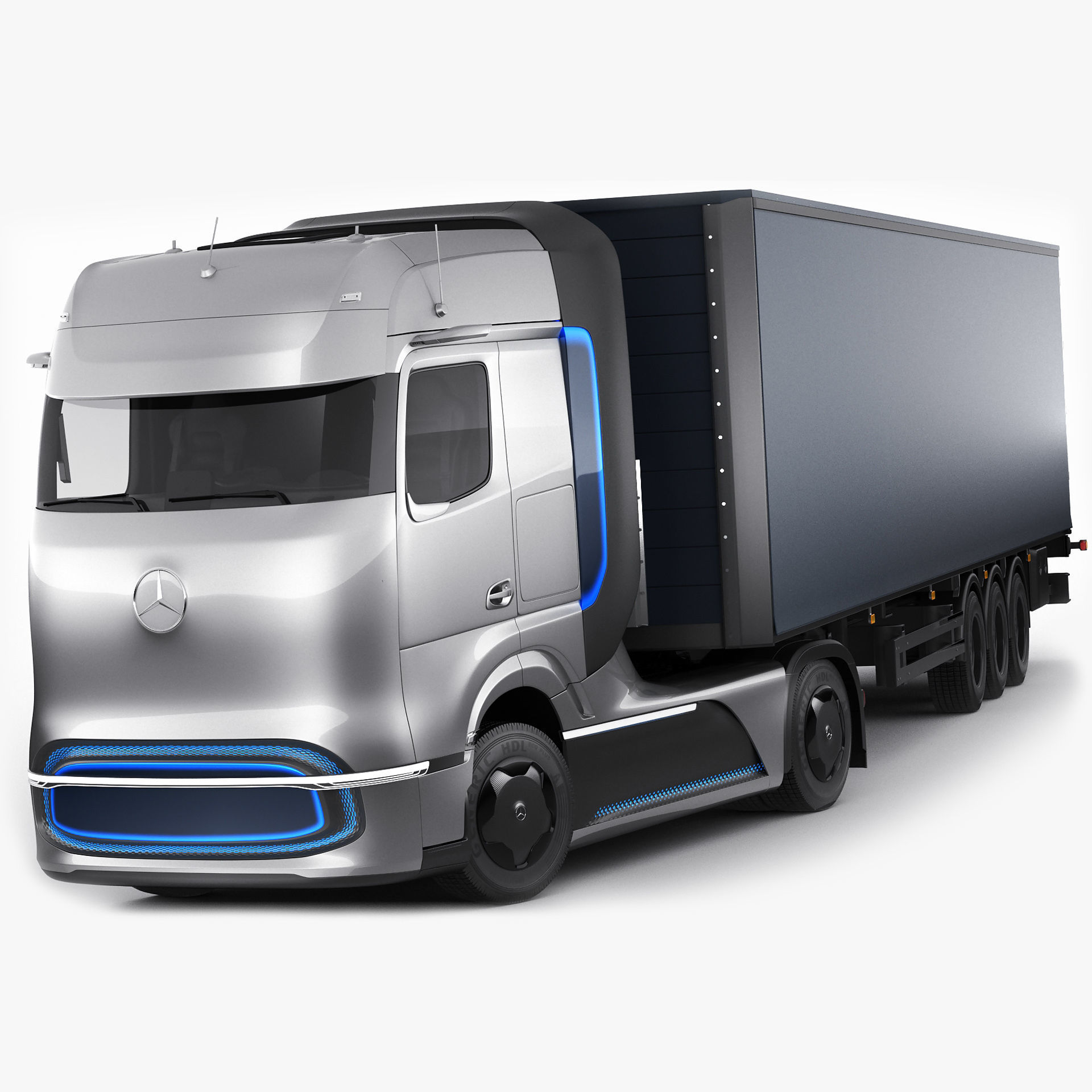 Mercedes-Benz GenH2 Truck 3D model | CGTrader