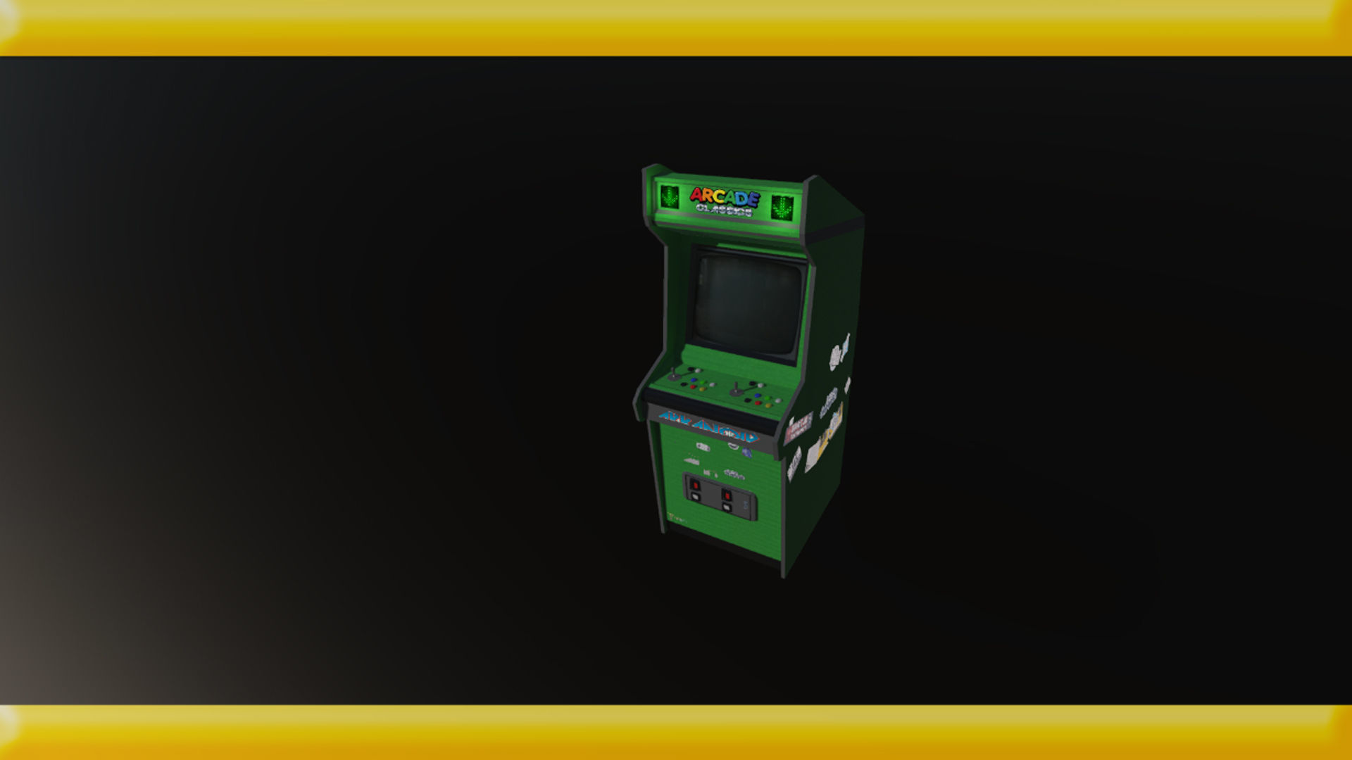 Recreative Arcade Low-Poly HD free VR / AR / low-poly 3D model | CGTrader