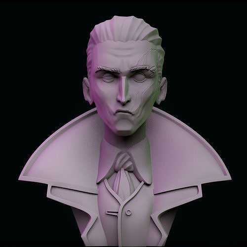 Silco Arcane Bust 3D model | CGTrader