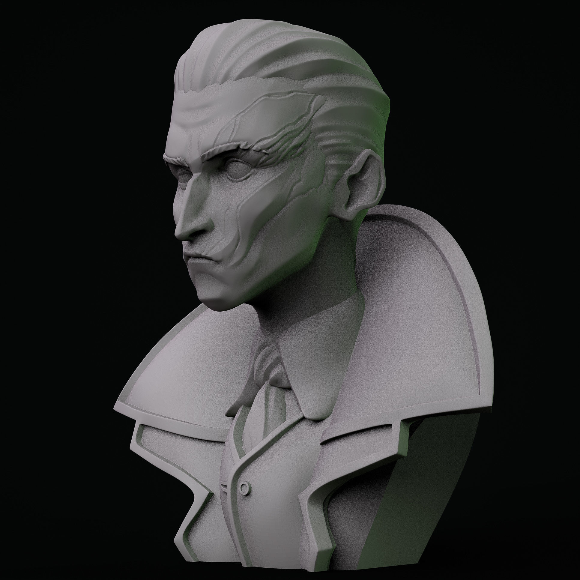 Silco Arcane Bust 3D model | CGTrader