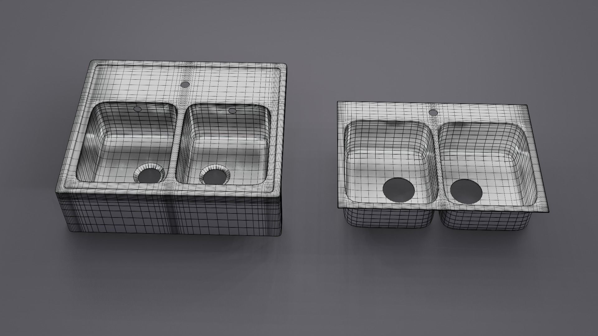 Kitchen Sink LANGUDDEN and BREDSJON - Ikea 3D model | CGTrader