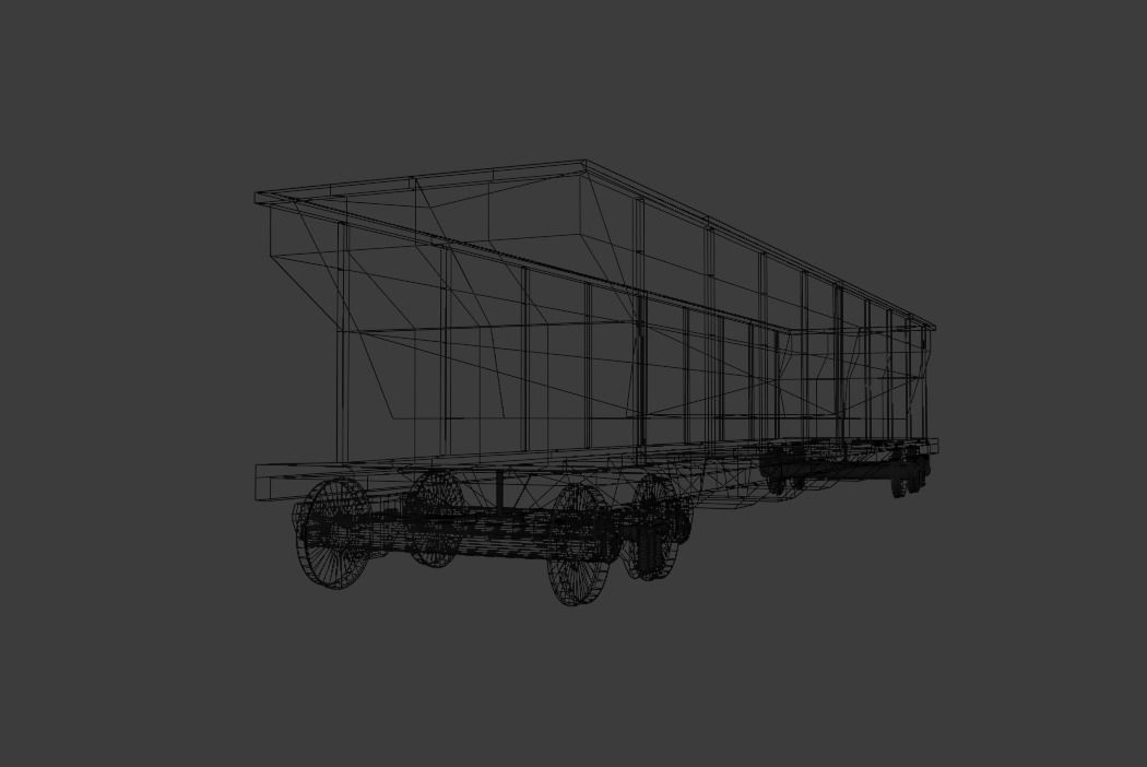 Coal Car free 3D model | CGTrader
