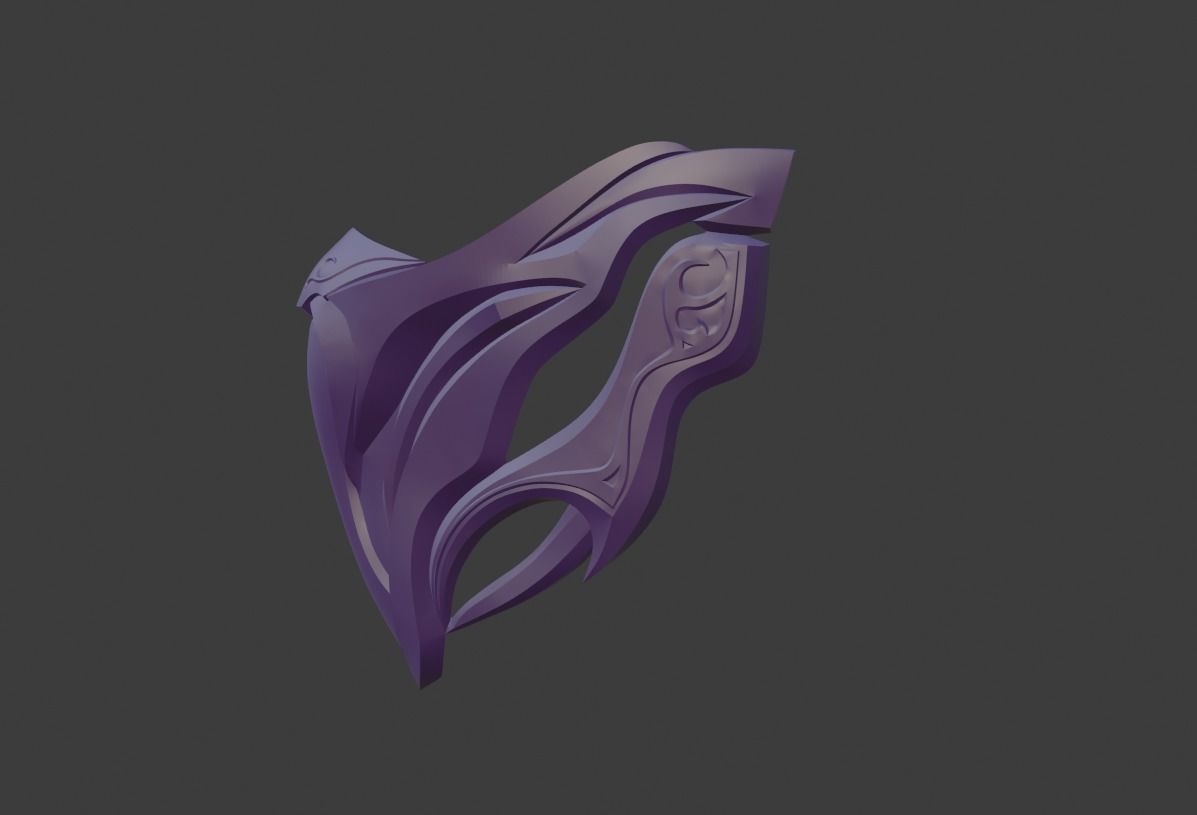 Rain mask from Mortal Kombat 11 - Third storm 3D model 3D printable ...