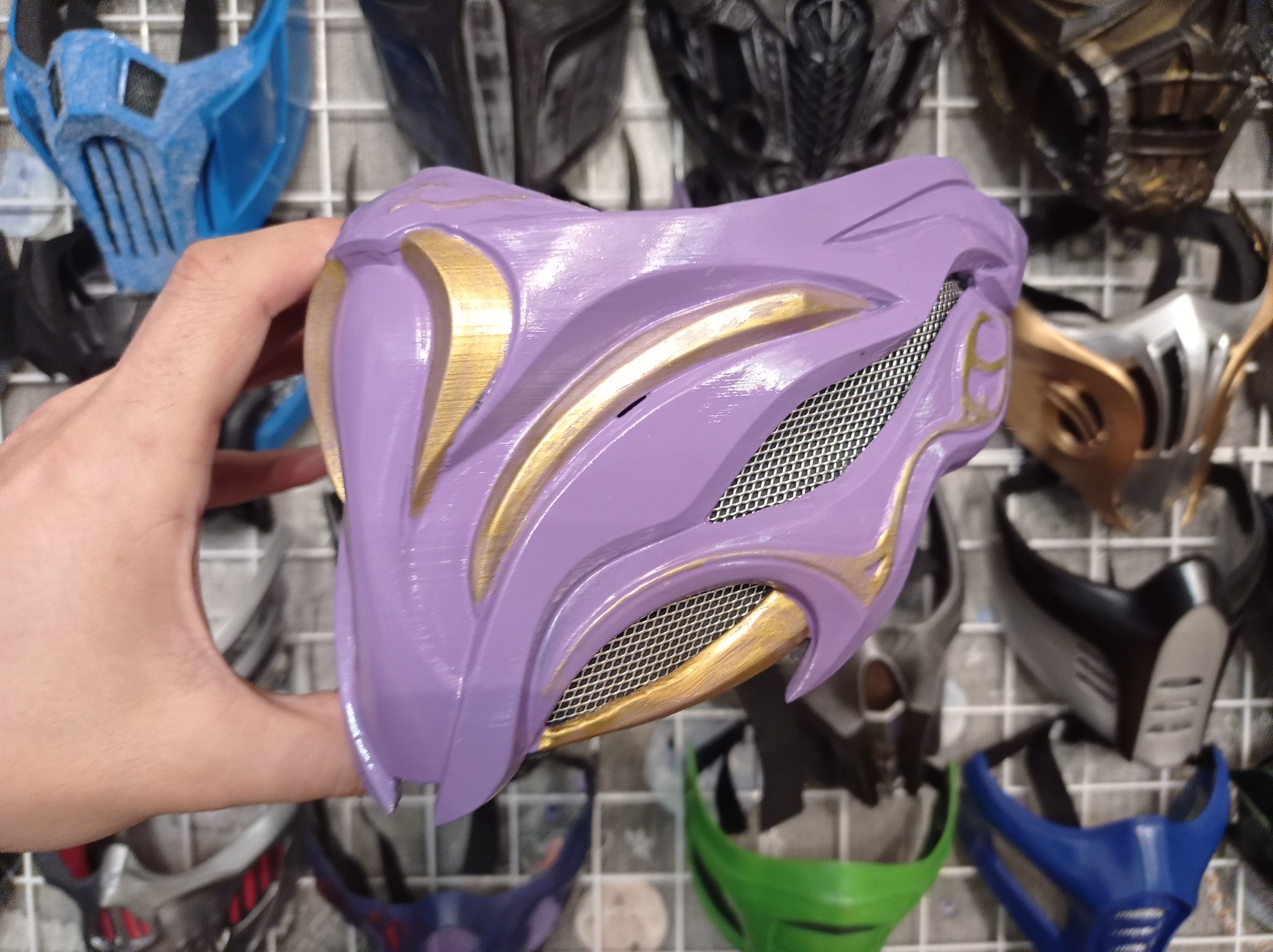 Rain mask from Mortal Kombat 11 - Third storm 3D model 3D printable ...