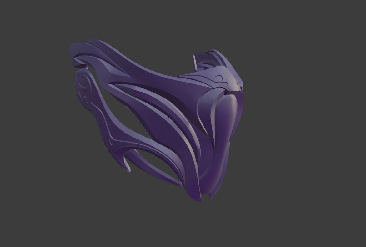 Rain mask from Mortal Kombat 11 - Third storm 3D model 3D printable ...