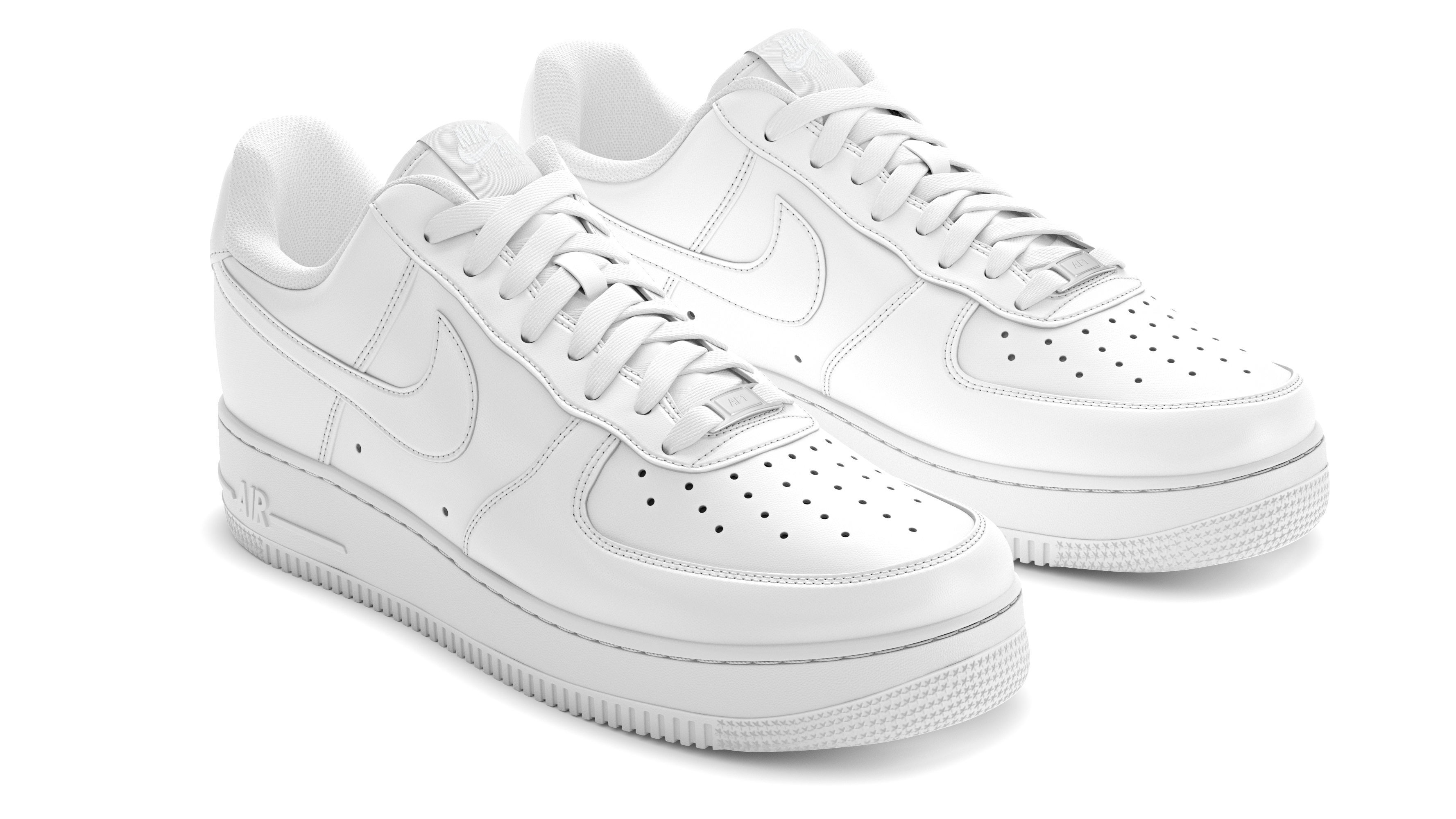 3D model Air Force 1 Low Nike PBR VR / AR / low-poly | CGTrader