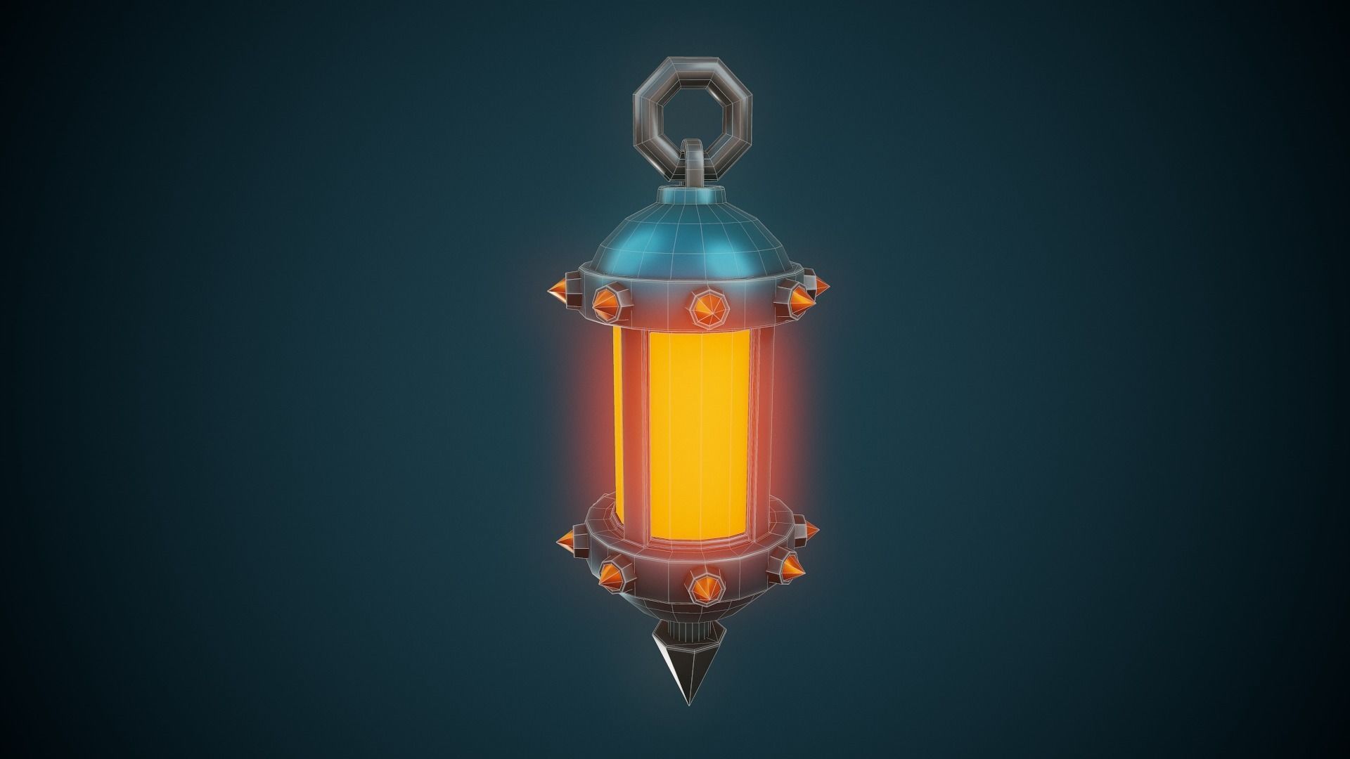 3D model Stylized Lantern - Tutorial Included VR / AR / low-poly | CGTrader