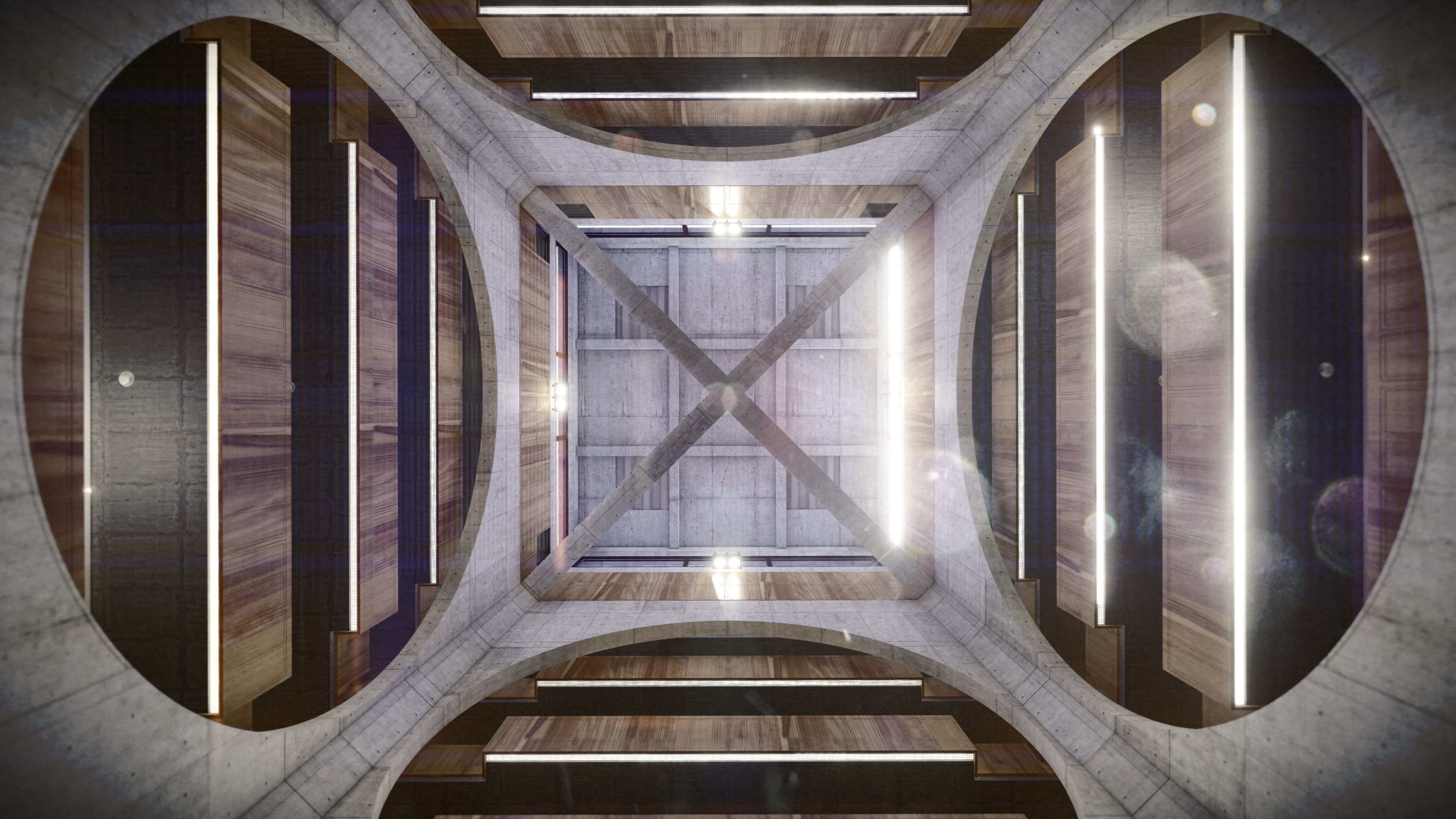 EXETER LIBRARY Louis Kahn 3d Lumion 11 3D model animated | CGTrader