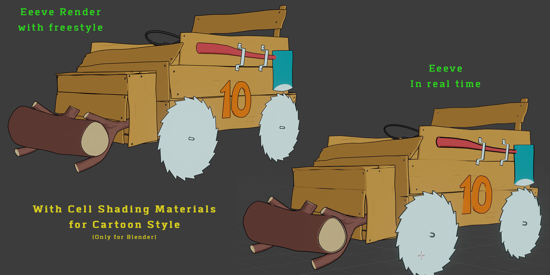 3D model Race Car 10 Sawtooth in the Buzzwagon VR / AR / low-poly ...