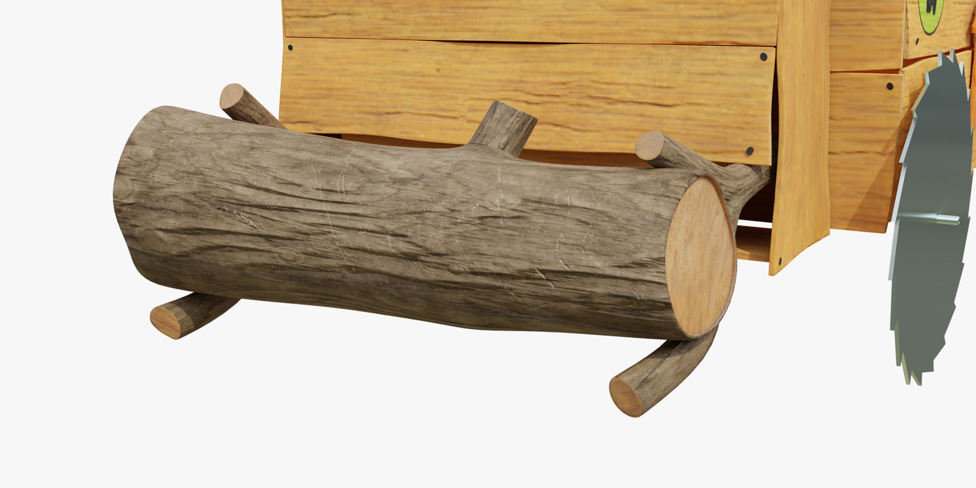 3D model Race Car 10 Sawtooth in the Buzzwagon VR / AR / low-poly ...