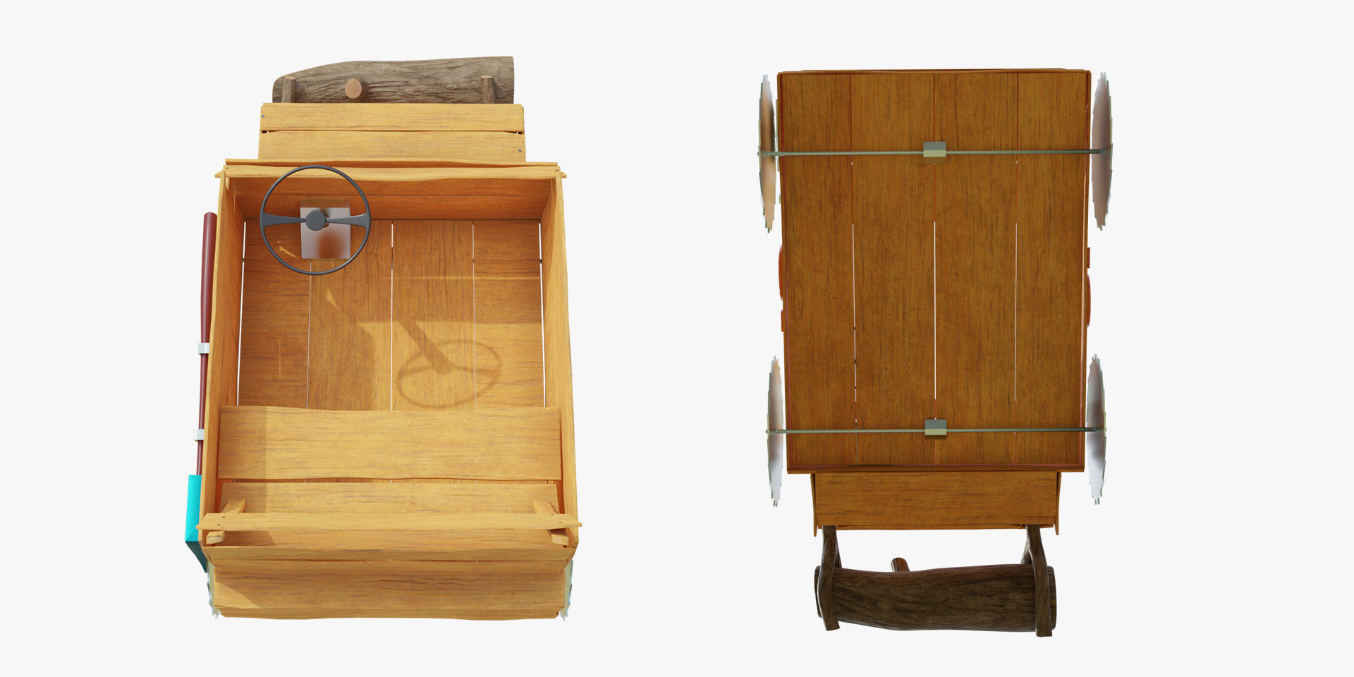 3D model Race Car 10 Sawtooth in the Buzzwagon VR / AR / low-poly ...