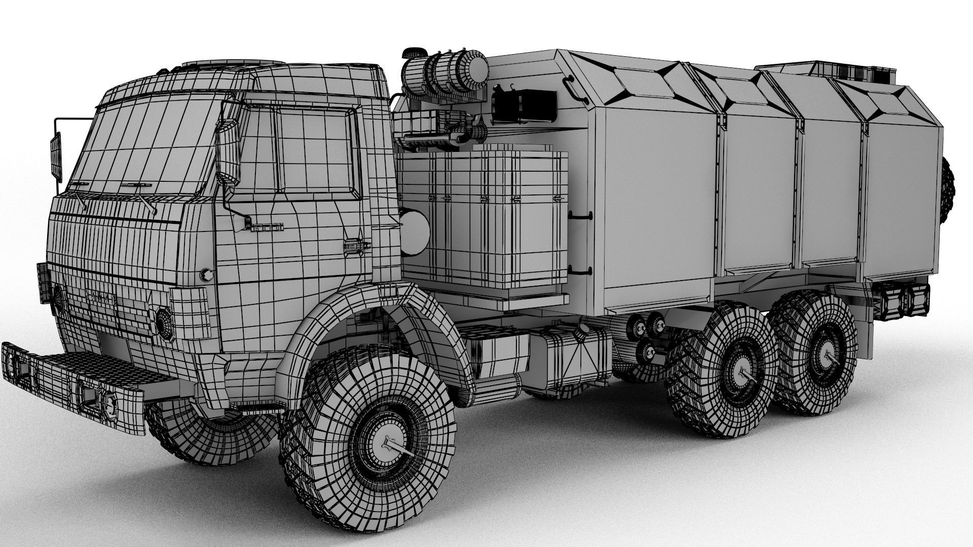 Kamaz 5350 3D model | CGTrader