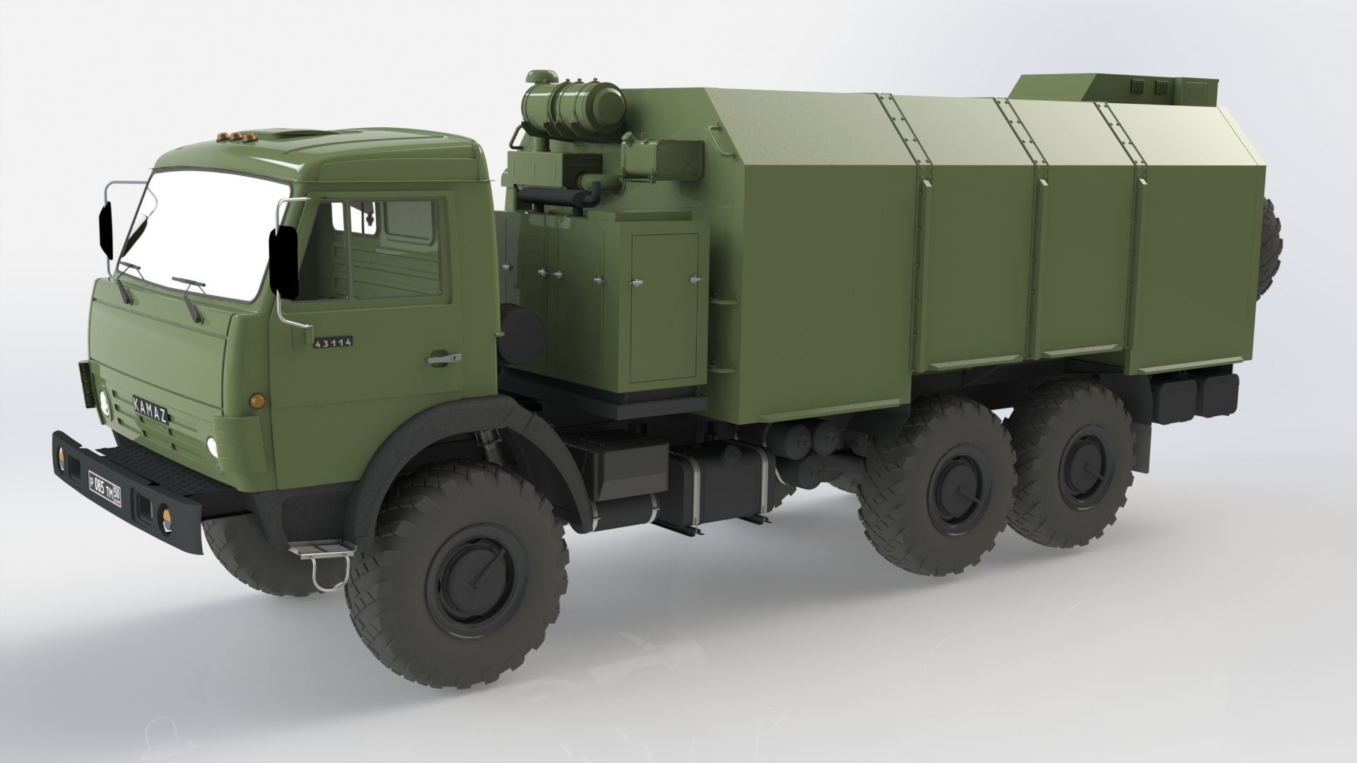 Kamaz 5350 3D model | CGTrader