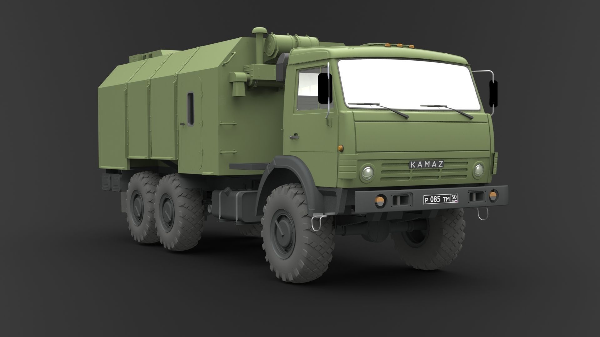 Kamaz 5350 3D model | CGTrader