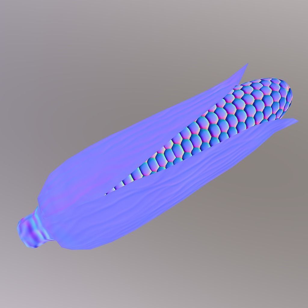3D model Corn lowpoly 3d model VR / AR / low-poly | CGTrader
