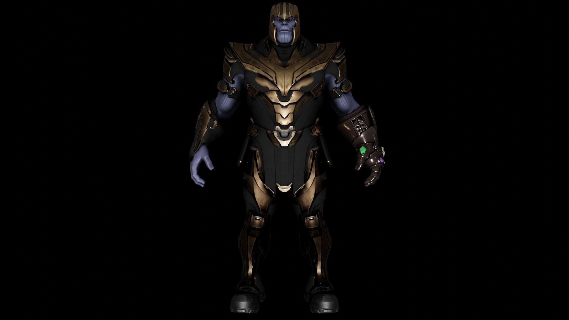 3D model Thanos from avengers infinity war VR / AR / low-poly | CGTrader