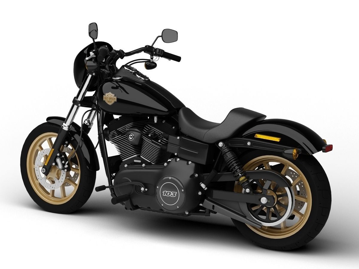 Harley-Davidson FXDL Dyna Low Rider S 2016 3D model | CGTrader