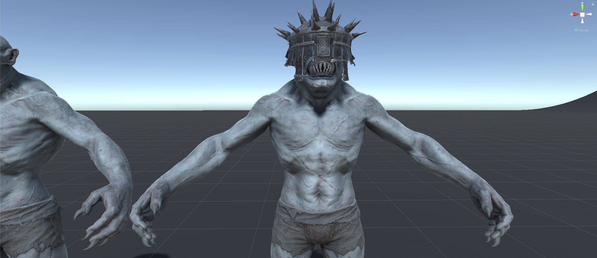 3D model Blind Monster VR / AR / low-poly rigged animated | CGTrader