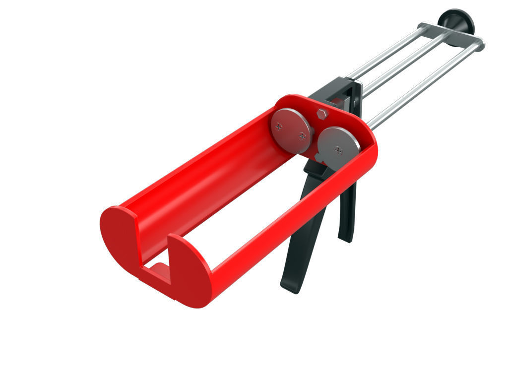 Dual Epoxy Gun 3D model | CGTrader