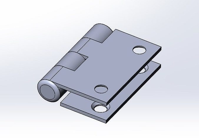 Furniture hinge 3D model | CGTrader