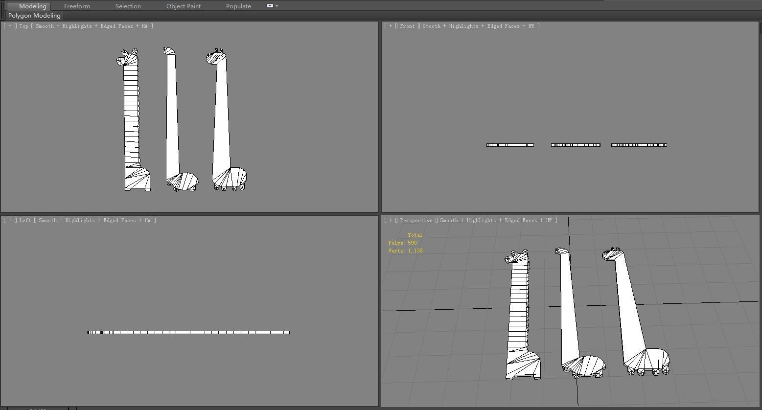 3D model Cartoon rulers VR / AR / low-poly | CGTrader