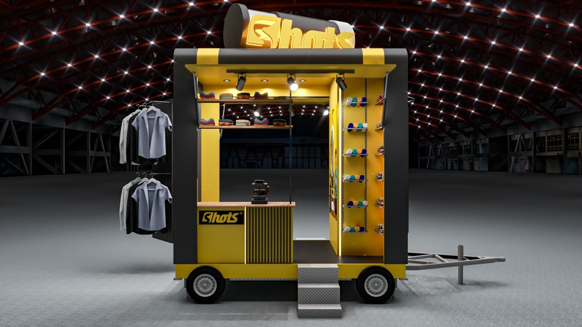 Portable Exhibition Booth stand 3d model 3D model | CGTrader